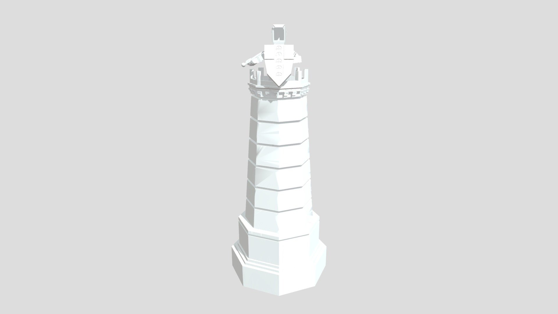 Wizard Chess Rook 2 - 3D model by matuge2010 [4f8f808] - Sketchfab