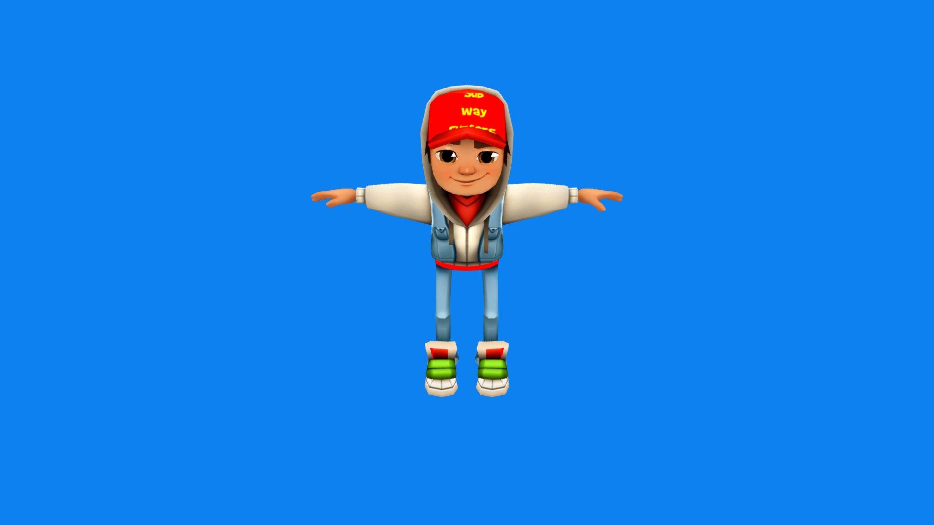 Jake subway surfers 3D Models1 - Download Free 3D model by monica.paola ...