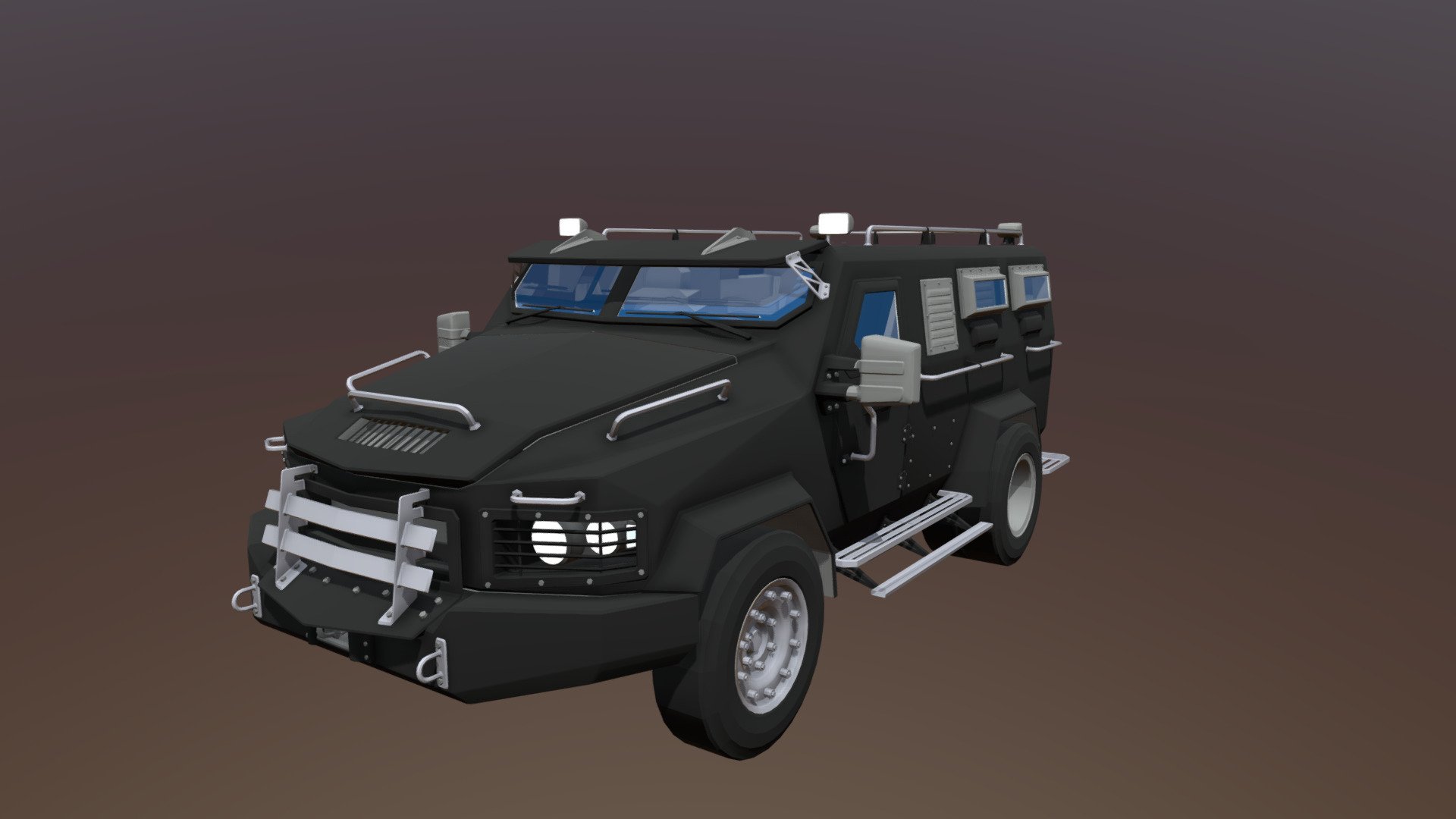ARMORED VAN - 3D model by Lee Dabrowski (@trickster42) [4f904c3 ...