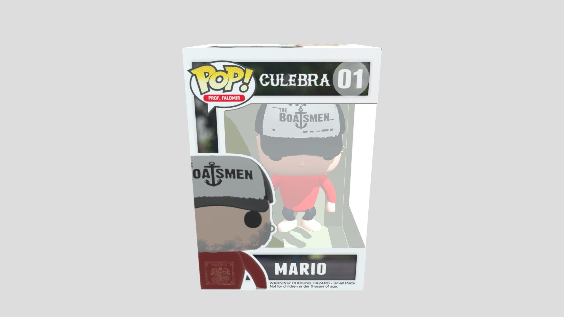 Funko Pop - Mario (01) - 3D model by joaquin.lores [4f91548] - Sketchfab