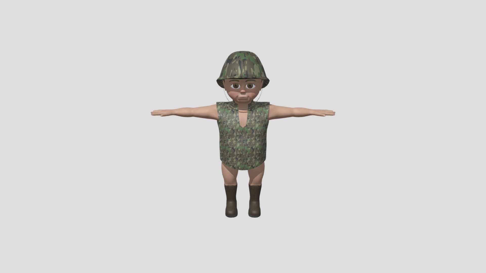 Baby_Model_Soldier - 3D model by Nicholas Hatch (@NickyBoy) [4f91eb3 ...