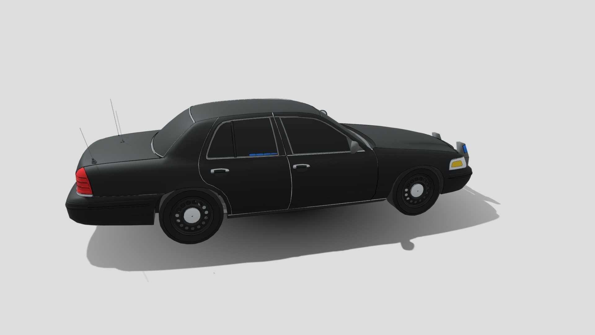 Unmarked Crown Victoria - Download Free 3D model by David_Holiday ...