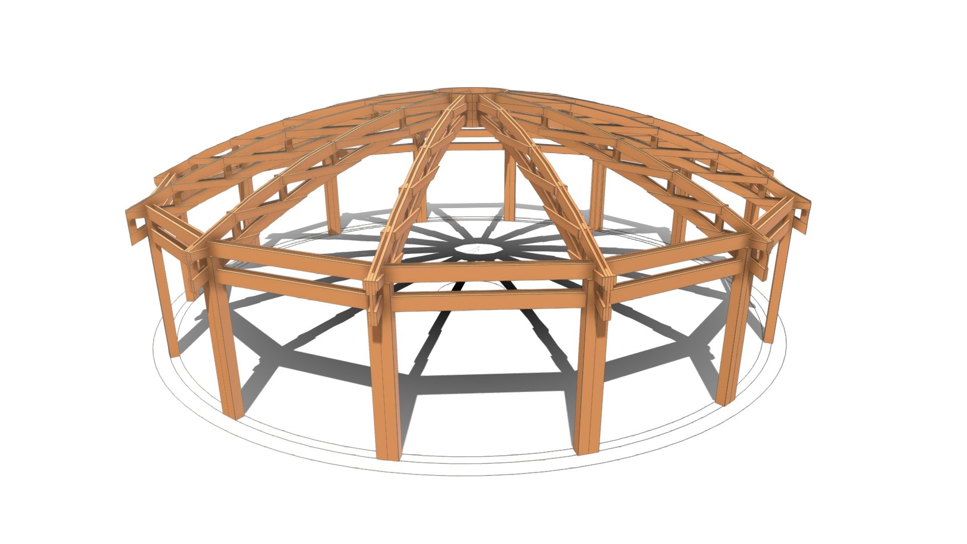 The Dome R-50 ft v2 - 3D model by Forever Redwood [4f95246] - Sketchfab