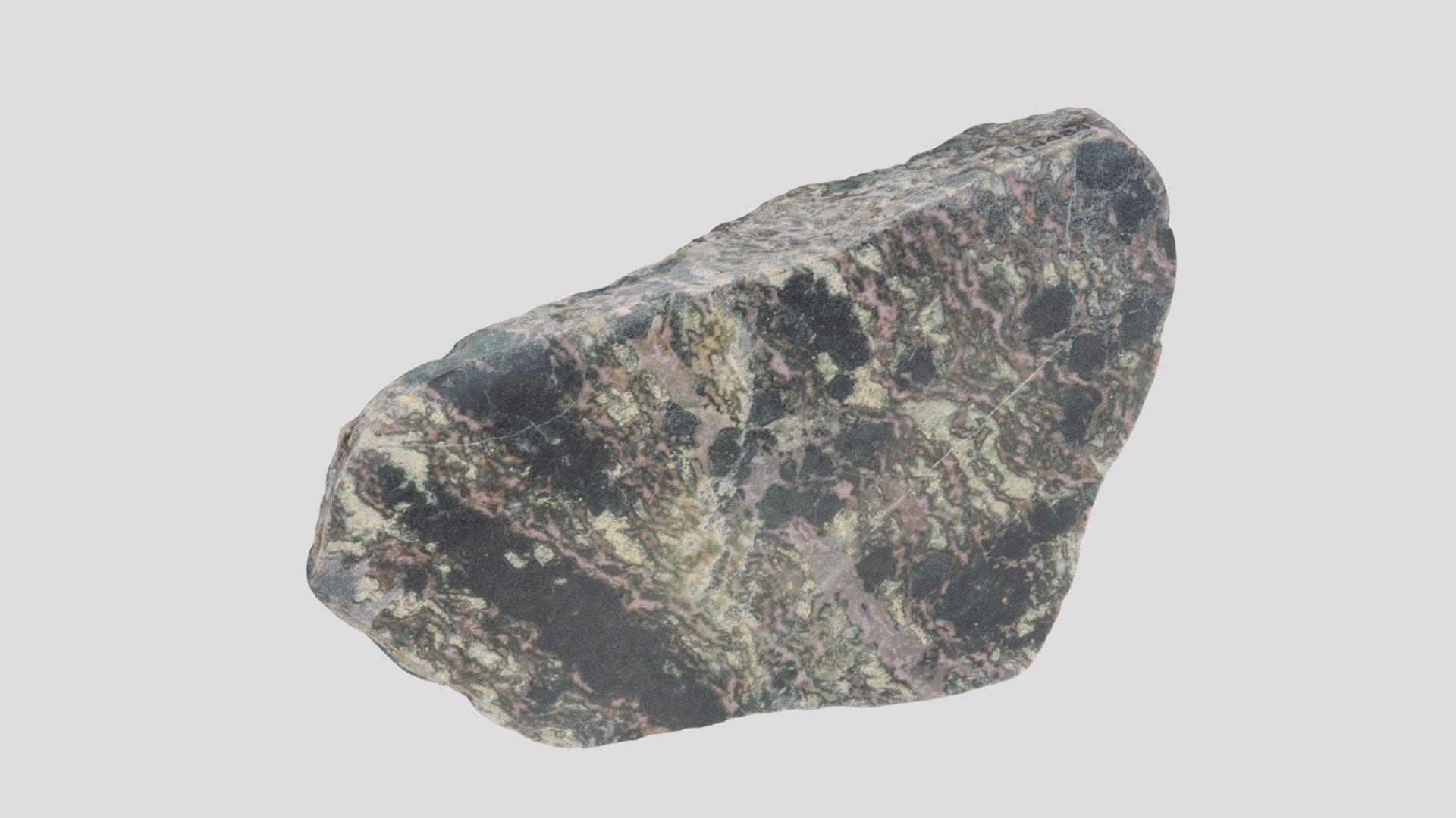 Retrogradno spremenjen eklogit - 3D model by Department of Geology, University of Ljubljana ...