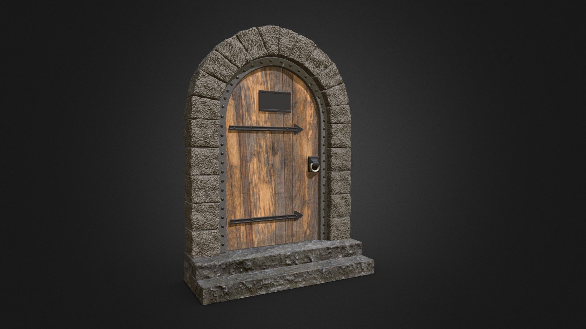 Medieval Tavern Door - 3D model by Arix Art (@arix-art) [4f968ab ...