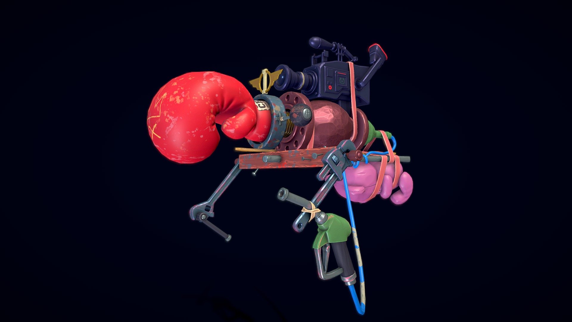 Punch Gift - 3D model by drollShark [4f98a4a] - Sketchfab