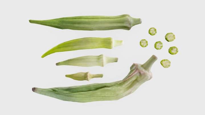 Okra 3D models - Sketchfab