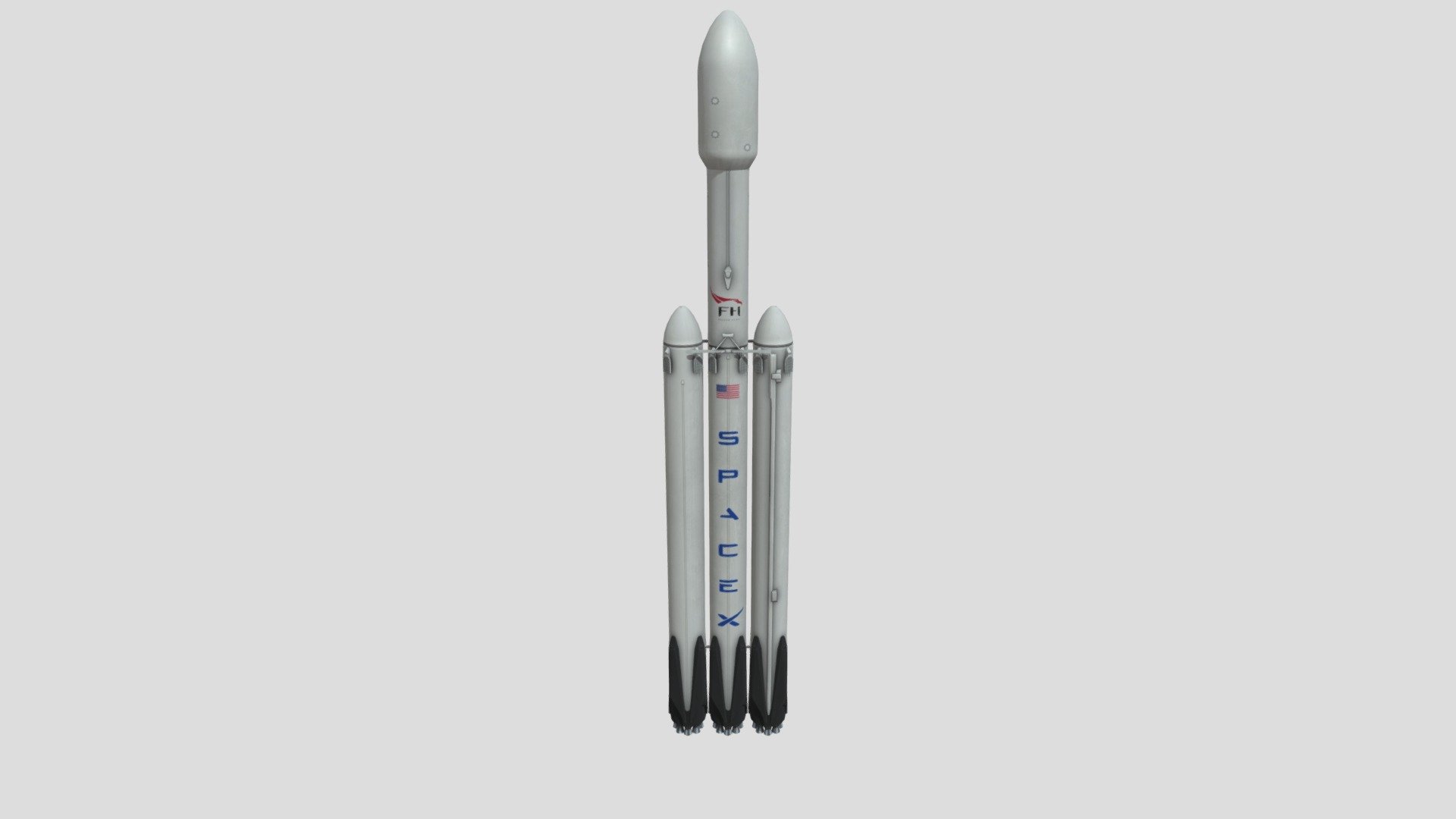 Falcon Heavy - Download Free 3D model by Battle_Dude (@1546809 ...