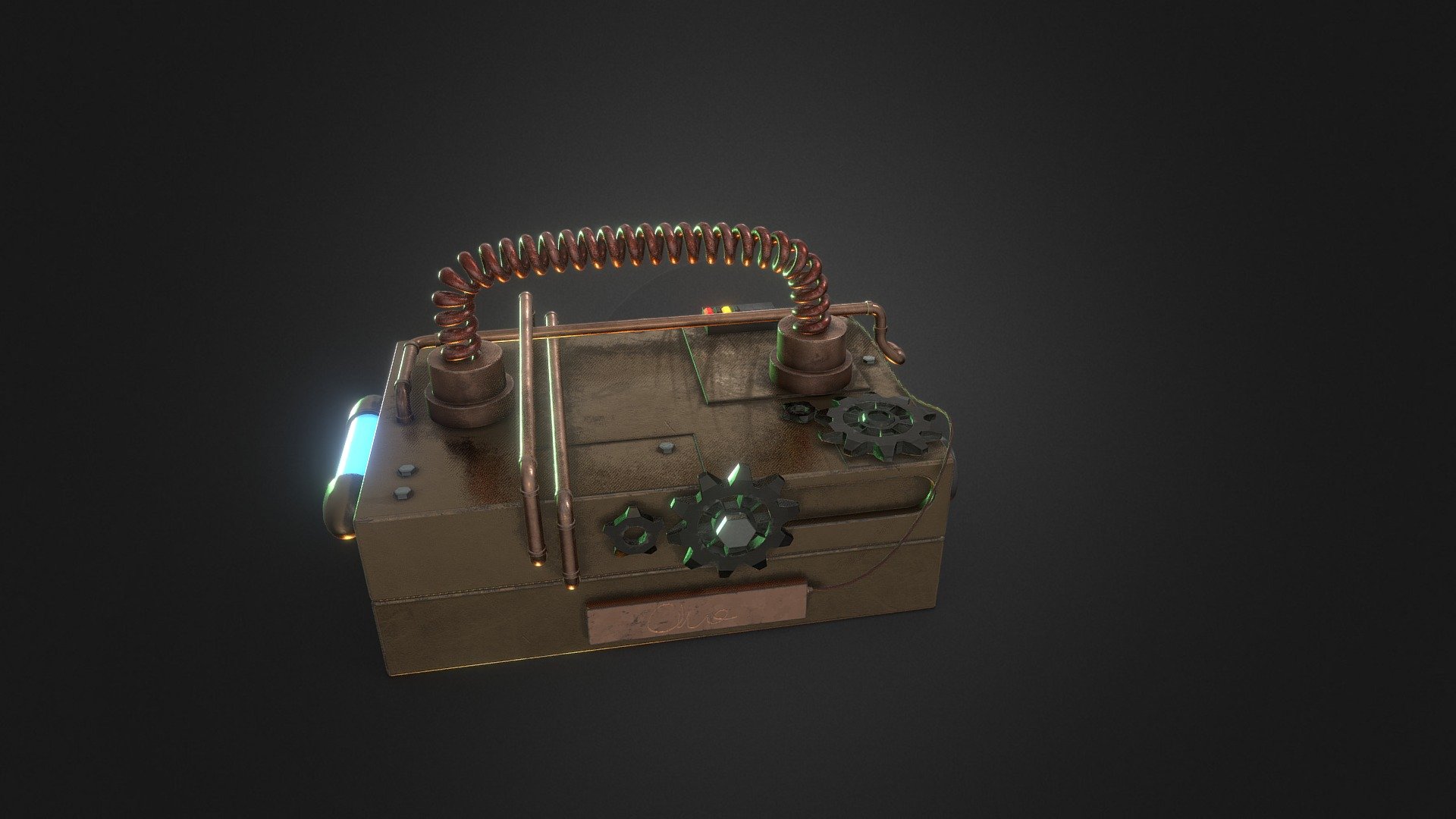 Steampunk Chest - 3D model by ArminaBegum [4f9b13c] - Sketchfab