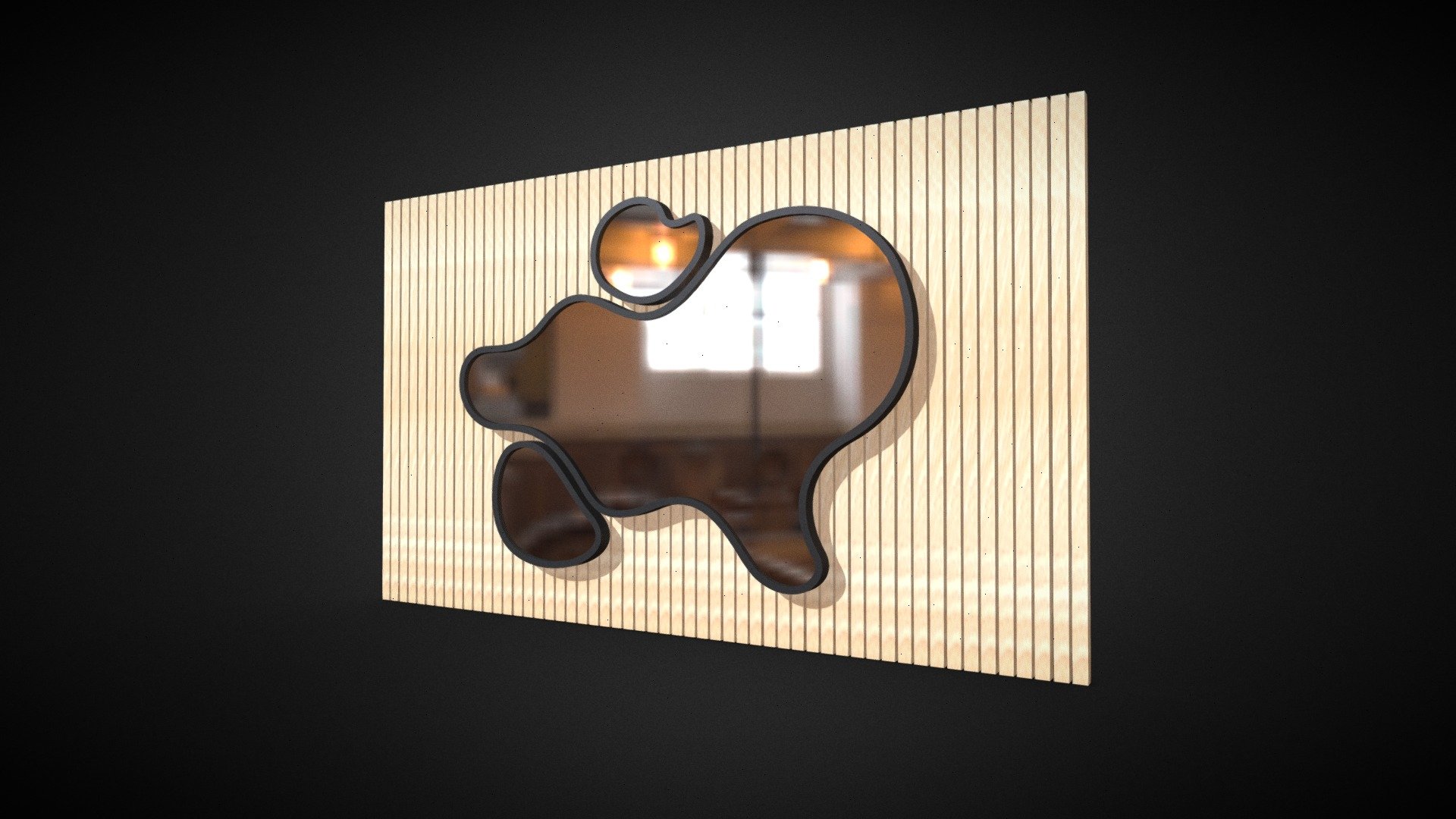 Abstract mirror - Buy Royalty Free 3D model by wingstech.3d [4f9c44d ...