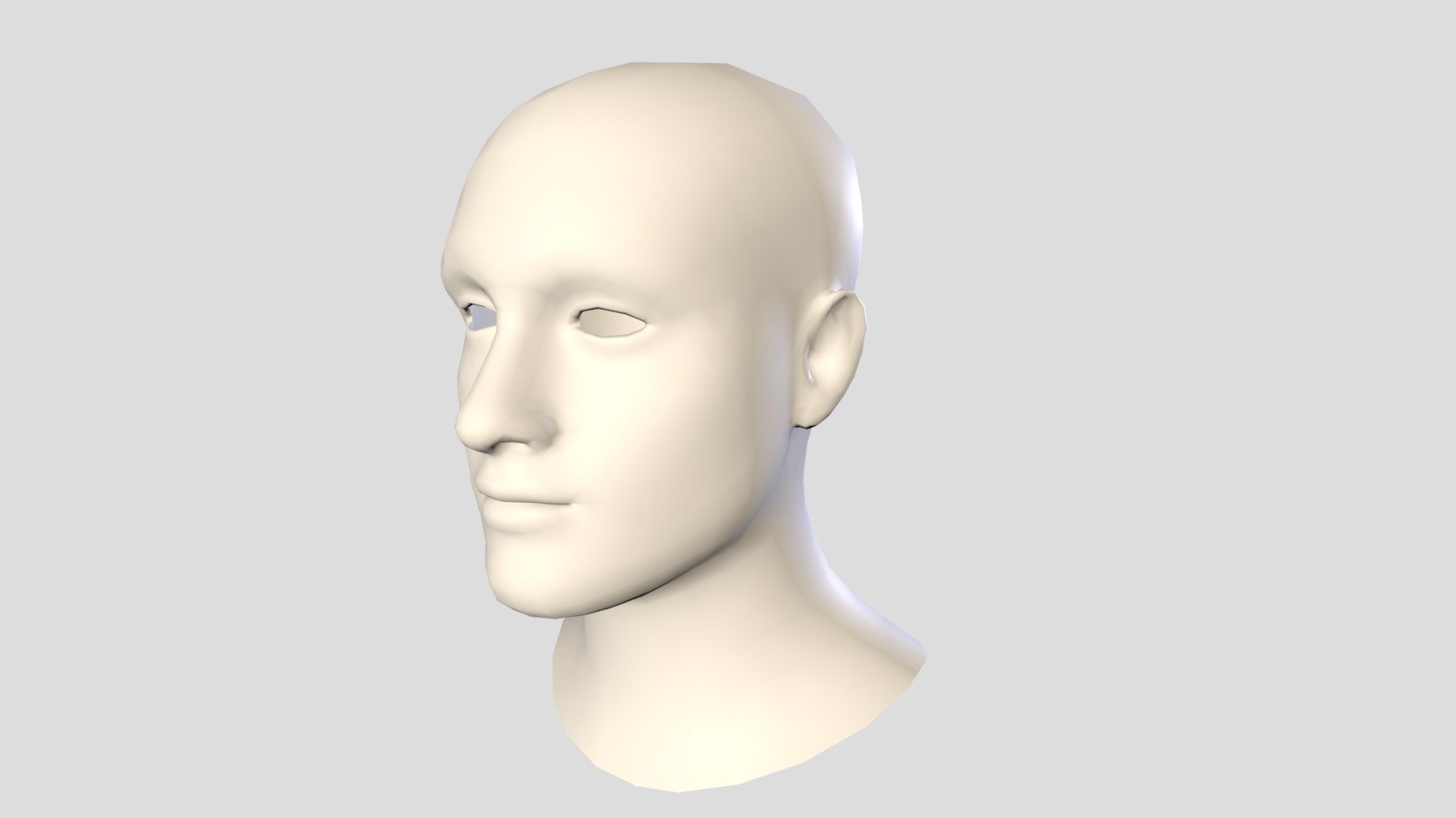 A base mesh for male head - Download Free 3D model by Epim [4f9ca9c ...
