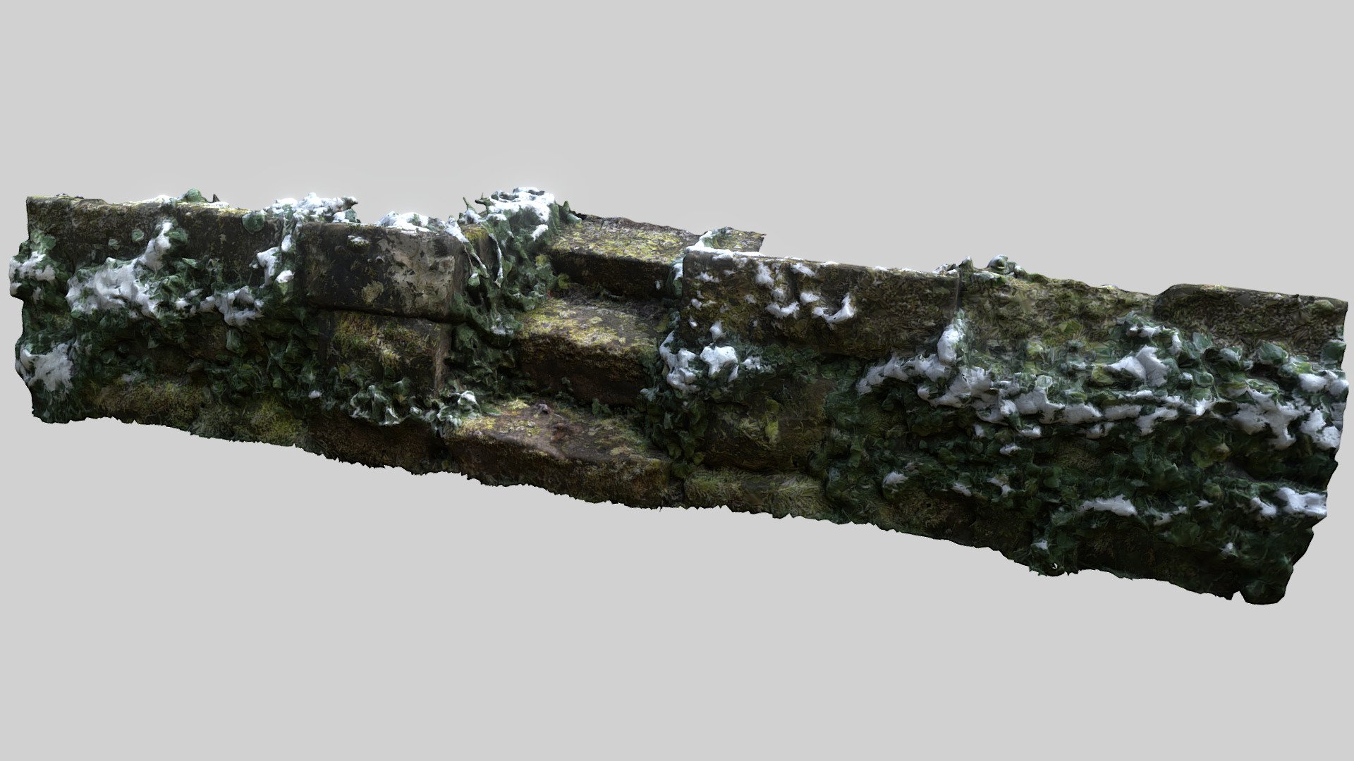 Stairs 3D scan (moss & snow) - 3D model by Konstantin Martens ...