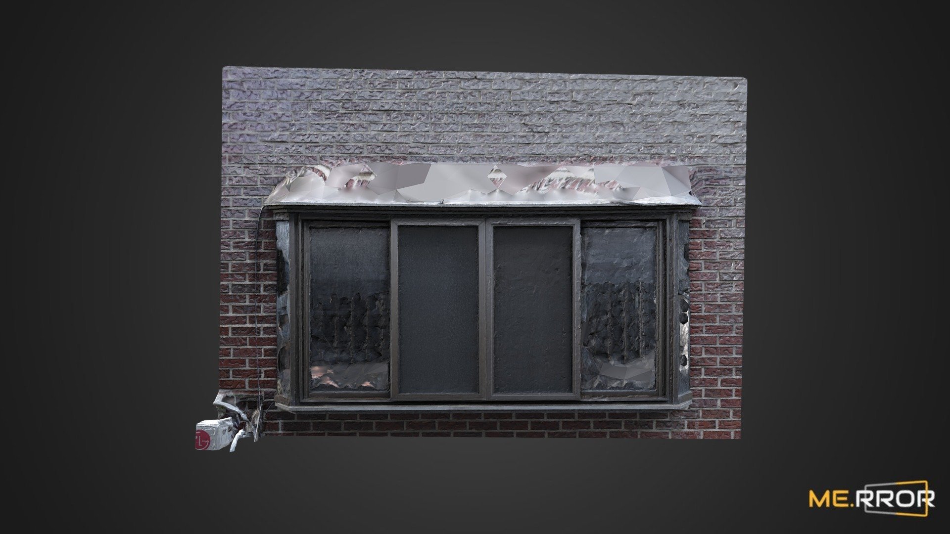 Korean Window with Brick Wall 2 - Buy Royalty Free 3D model by ME.RROR ...