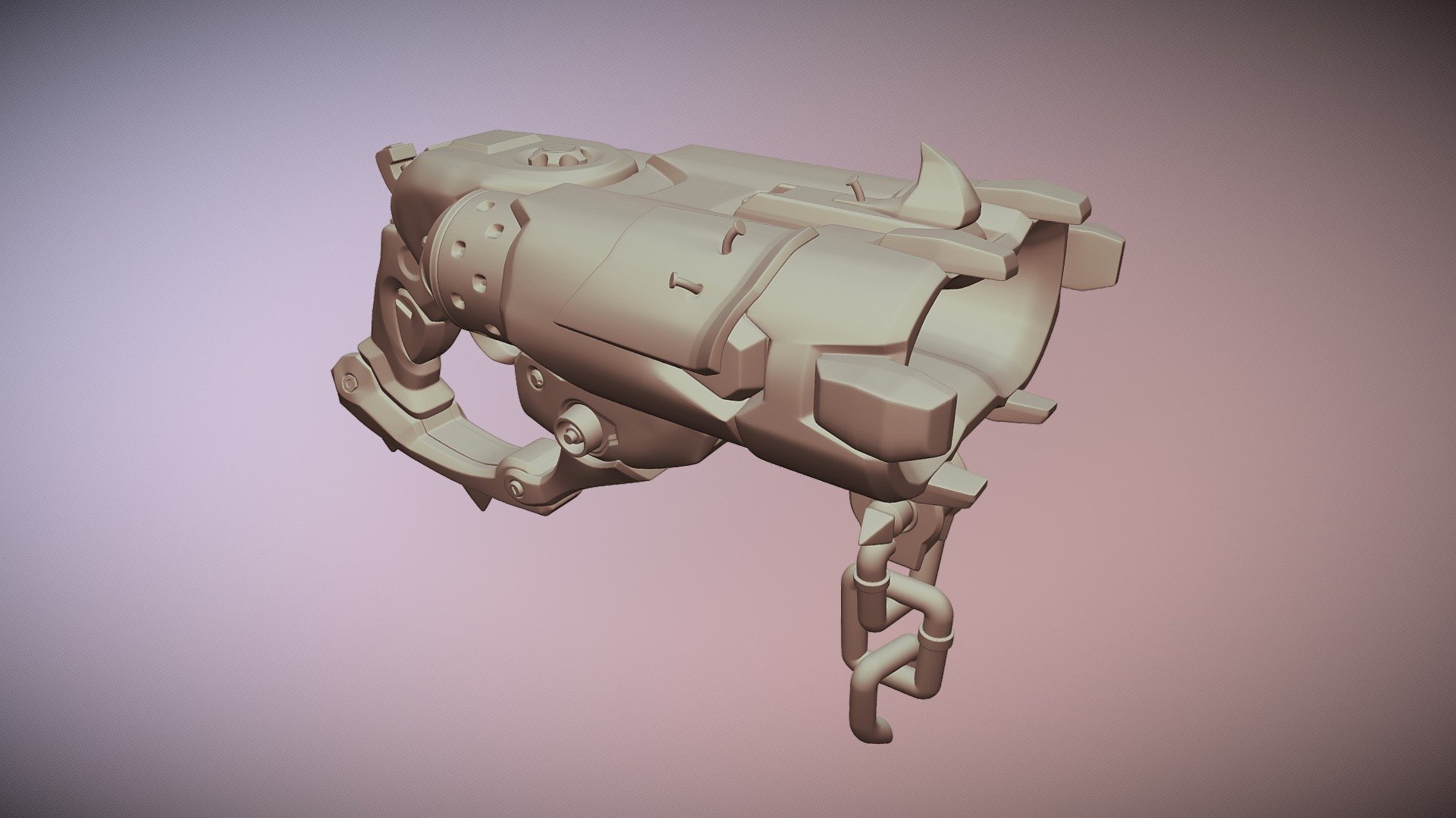 Roadhog Gun - Overwatch - 3D model by Marina H (@Darrkarra) [4f9d519 ...