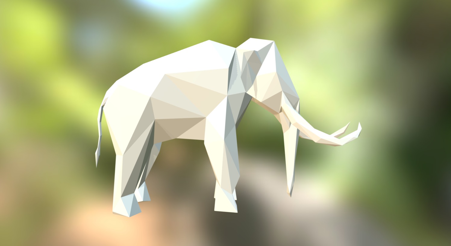 Mammoth paper model - 3D model by Peolla [4f9df85] - Sketchfab