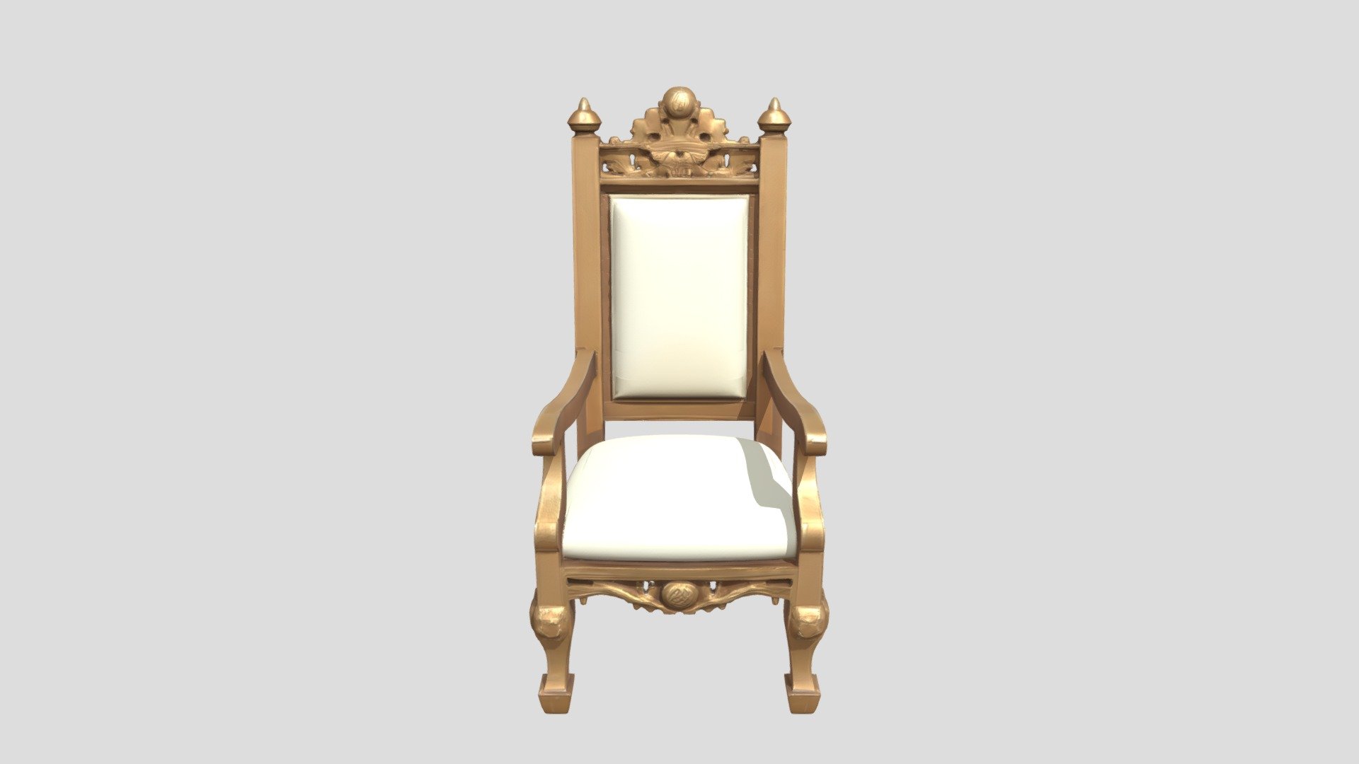 ornate wooden chair - 3D model by akashworkfile [4f9fab9] - Sketchfab