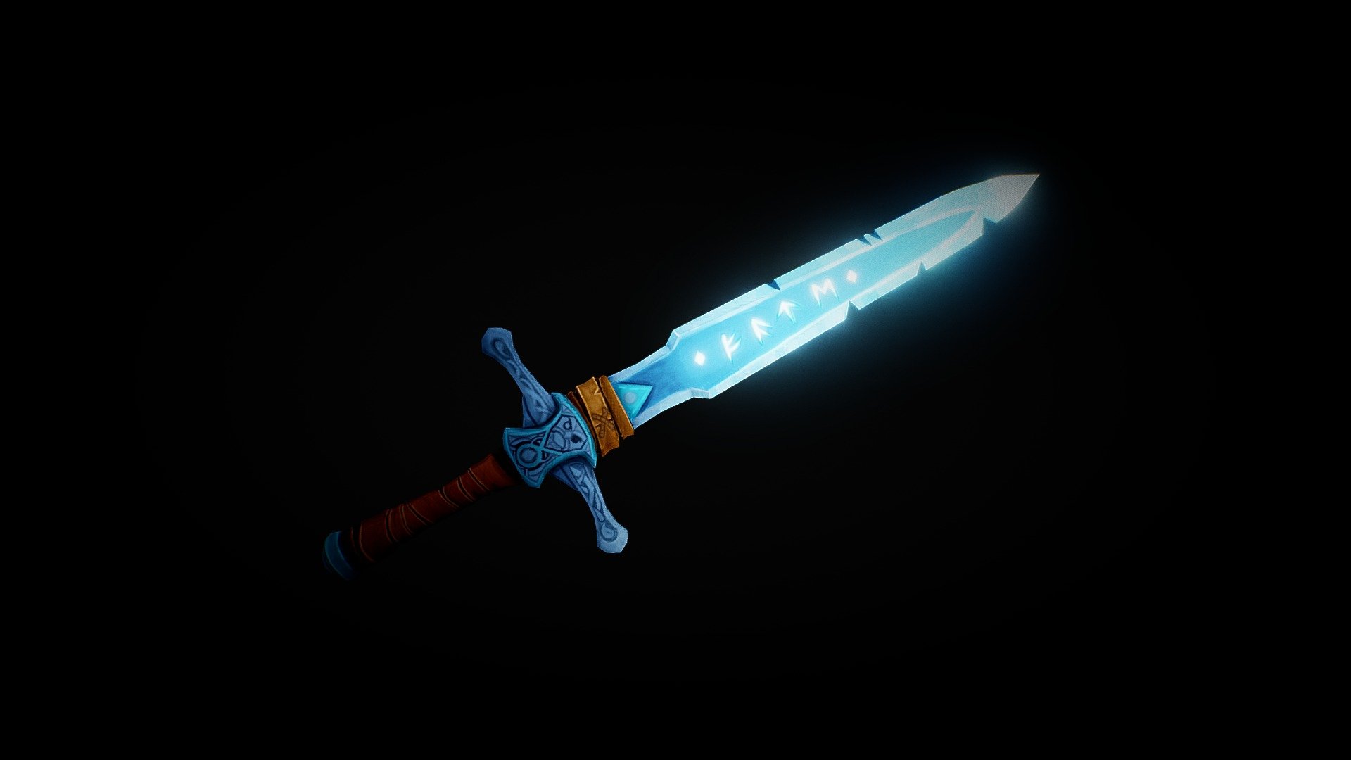 Ice Sword - 3D model by Trent_Steinhauer [4fa1c22] - Sketchfab