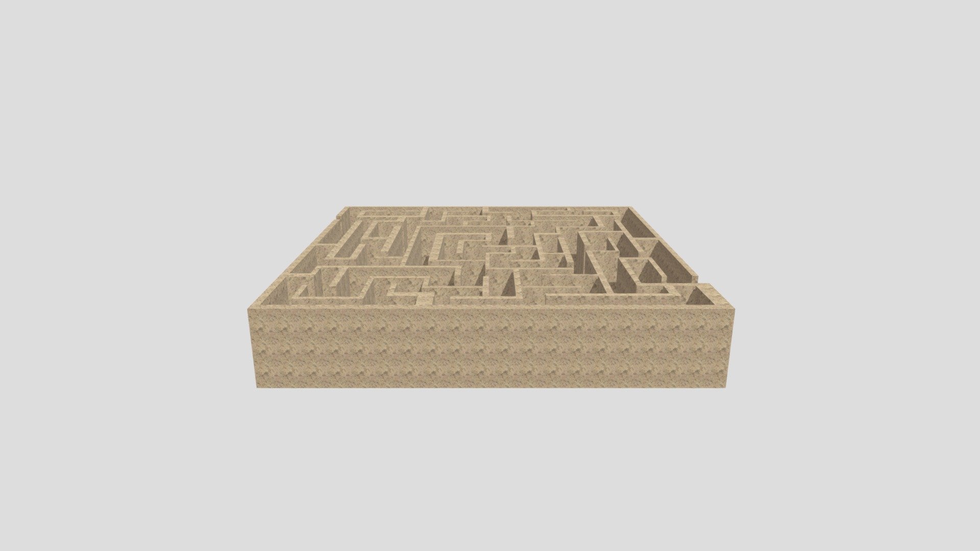 Maze - Download Free 3D model by dilan (@nbadilan) [4fa1f33] - Sketchfab