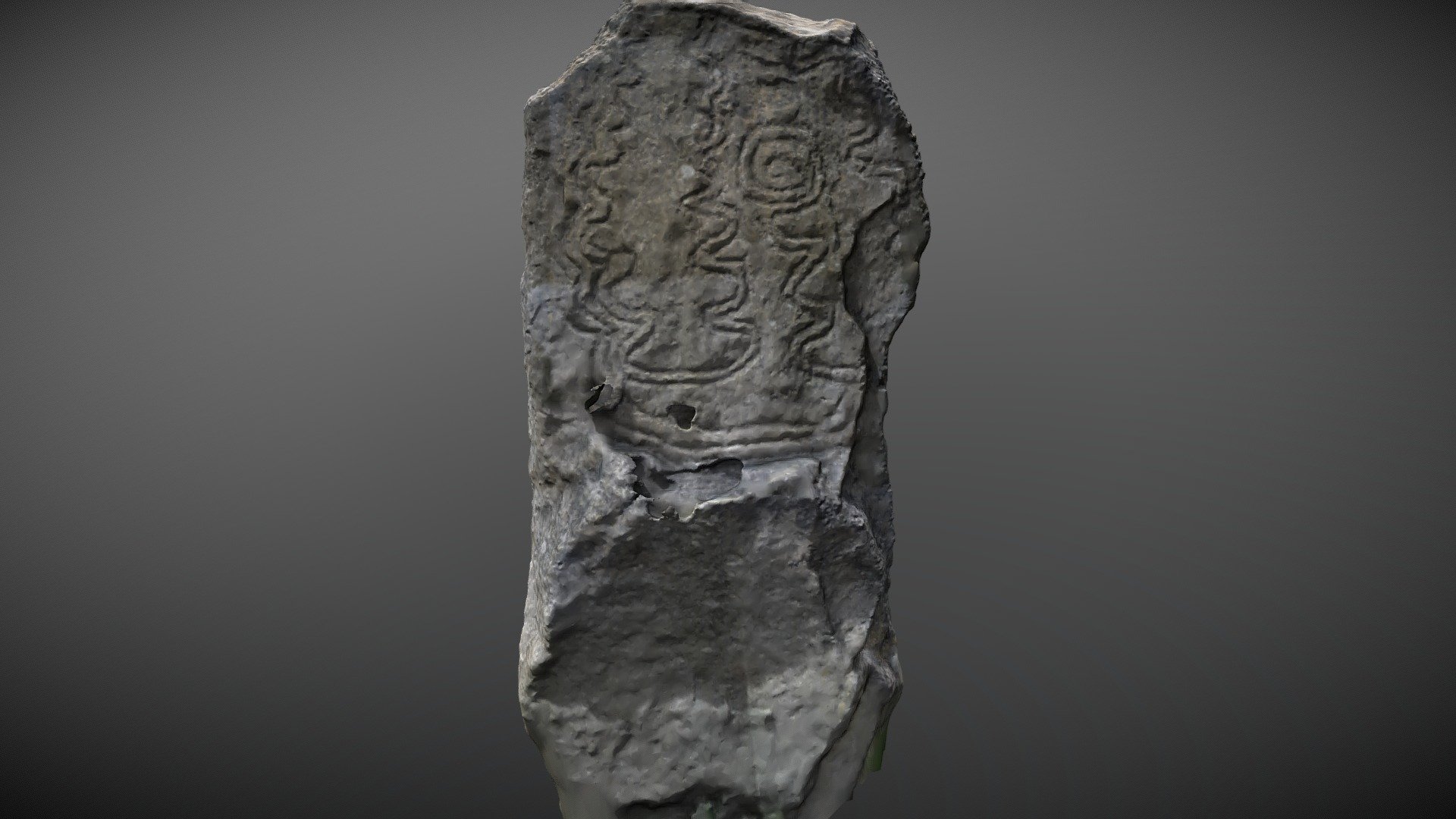 Bryn Celli Ddu - Carved Standing Stone - Download Free 3D model by Nick ...