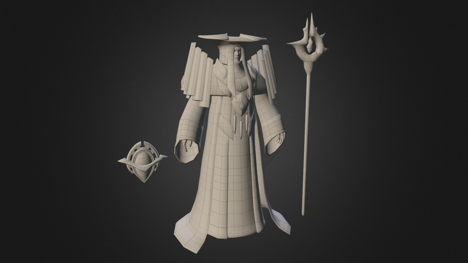 Wizard - 3D model by Cheng-yu (@jprf99) [4fa32ed] - Sketchfab