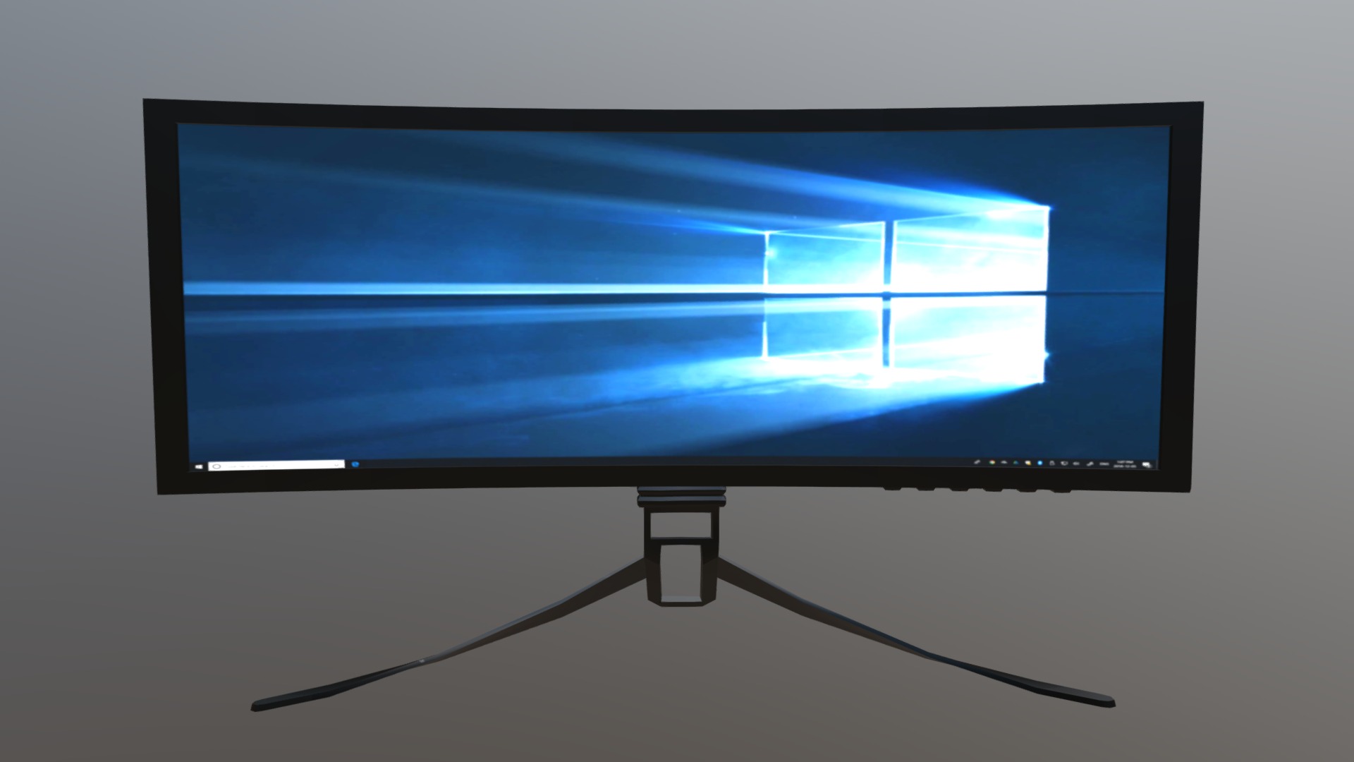 Curved Gaming Monitor - 3D model by james_phan [4fa5691] - Sketchfab