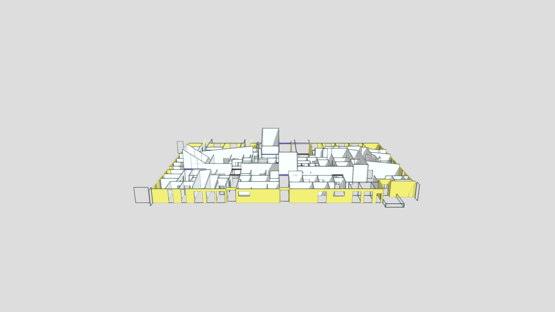 Main building 3D - 3D model by ITMNELSON3D [4fa6912] - Sketchfab