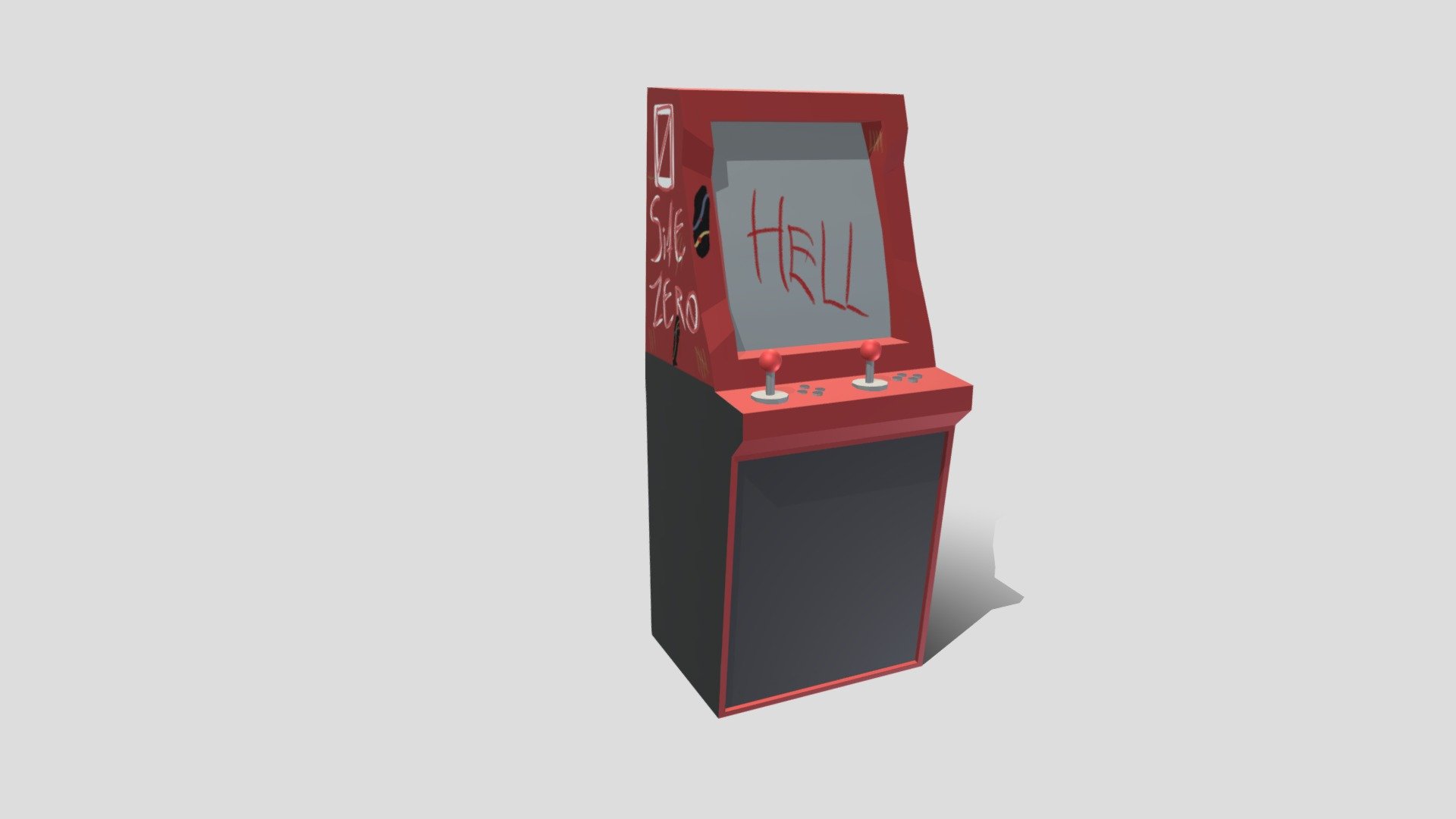 Arcade kast 2 - 3D model by skygamernl2006 [4fa9f39] - Sketchfab