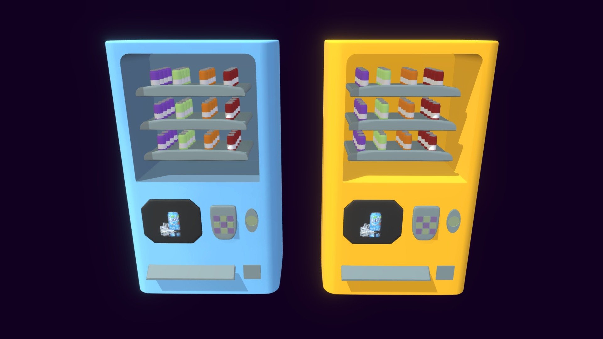 Vending Machine - Cyberpunk Alley - 3D model by Maninee Srivastava ...