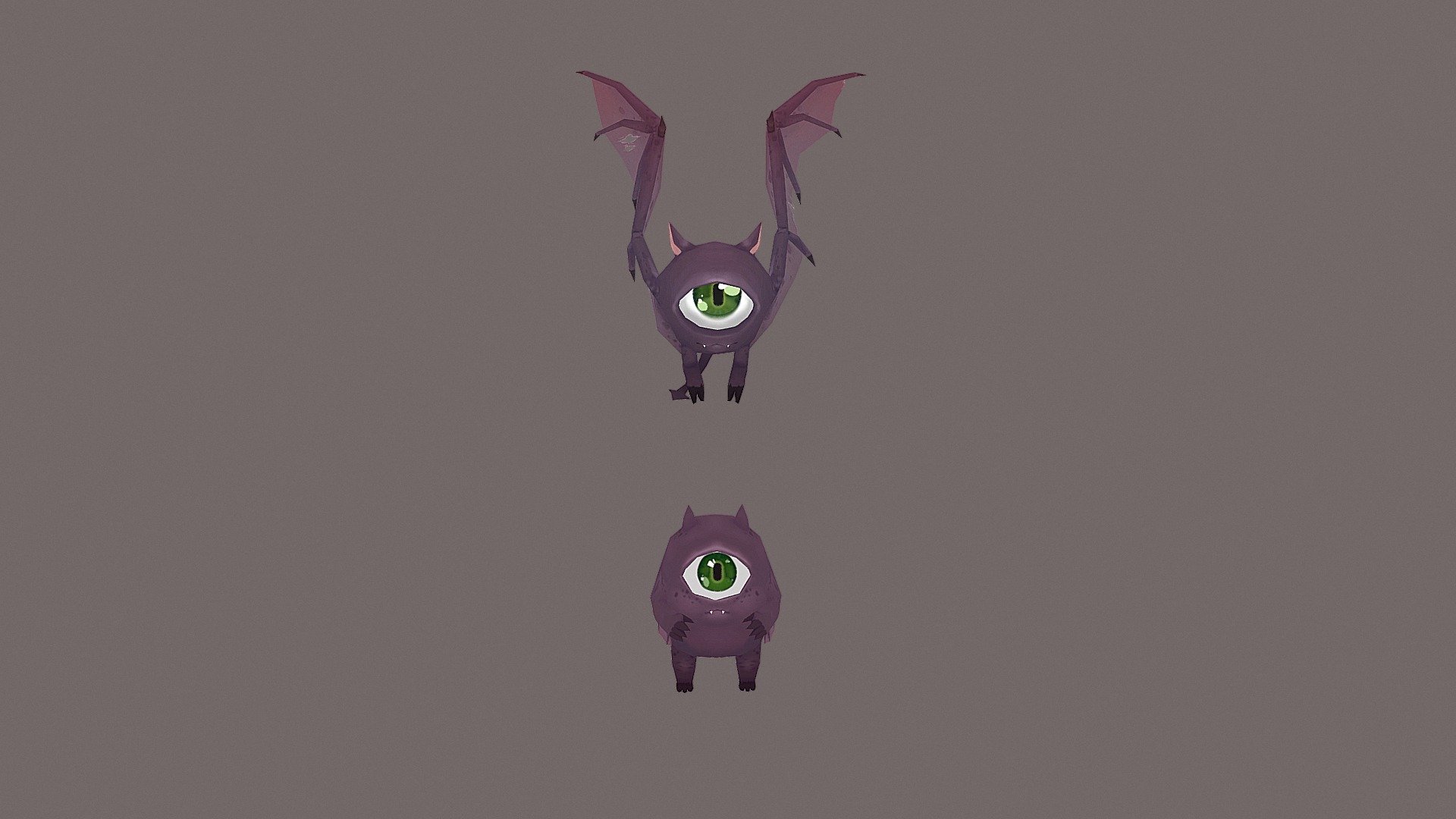 Eyebats - Download Free 3D model by Coffeek (@coffe0wolf) [4fad57f ...