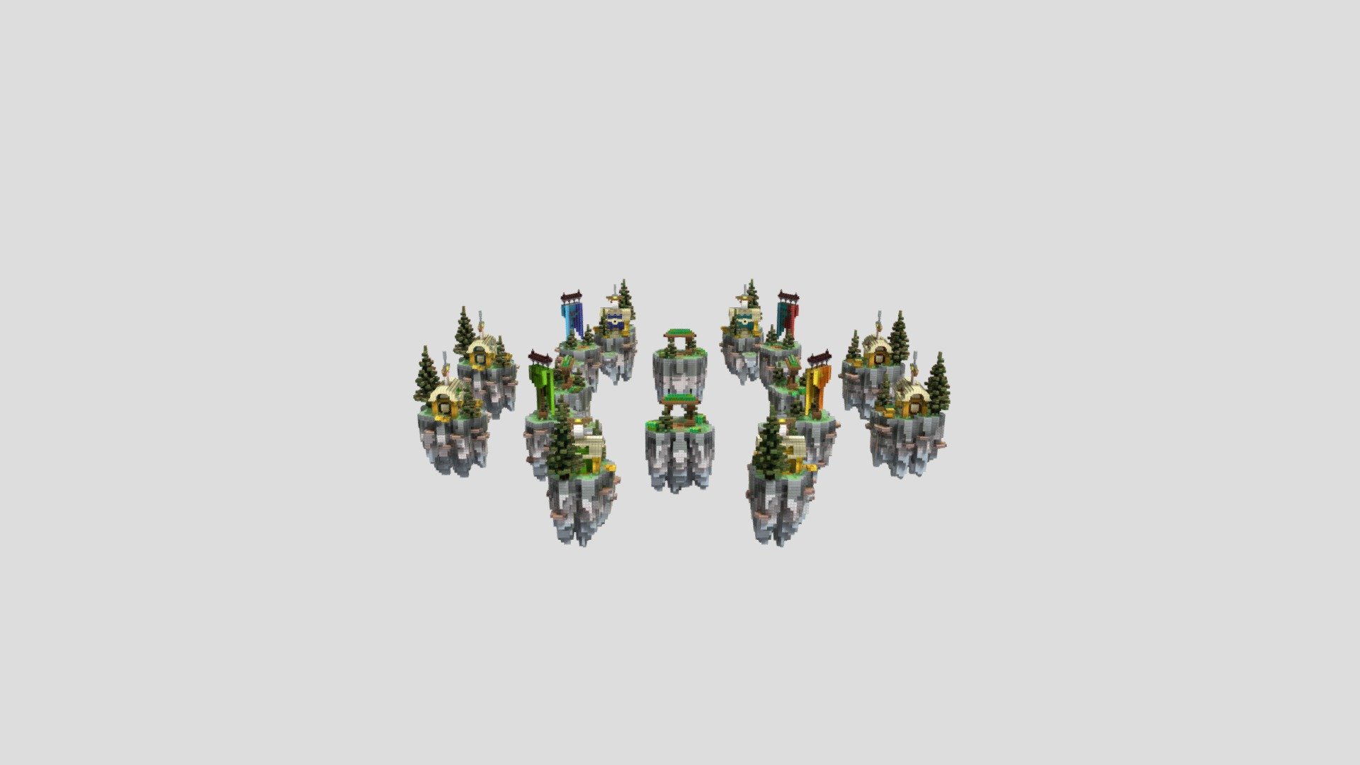 PixelMine | 4 Classic Bedwars Maps 1 - 3D model by Pixel Mine (@pixelminestudio) [4fae9bb ...