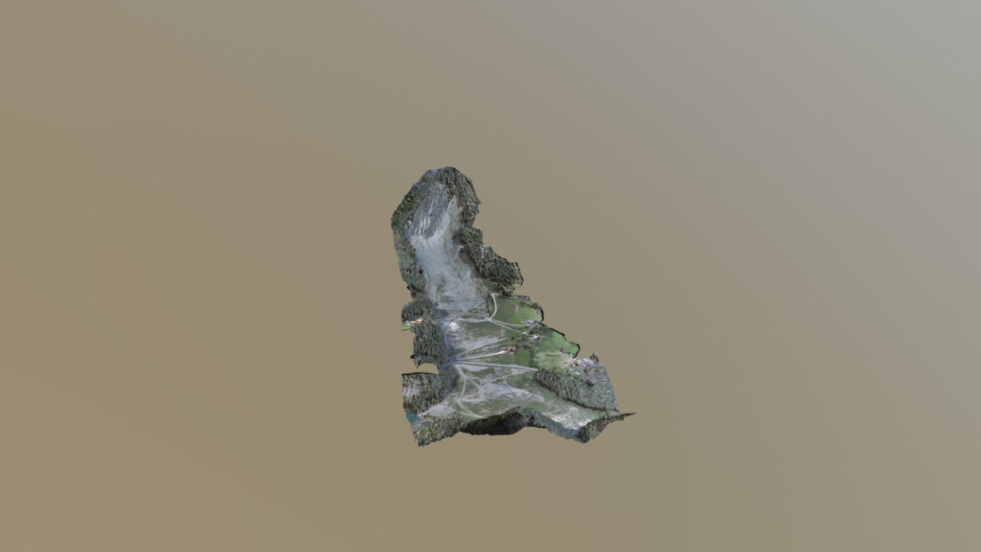 Landslide Model - 3D model by Petrambiente [4fb0669] - Sketchfab