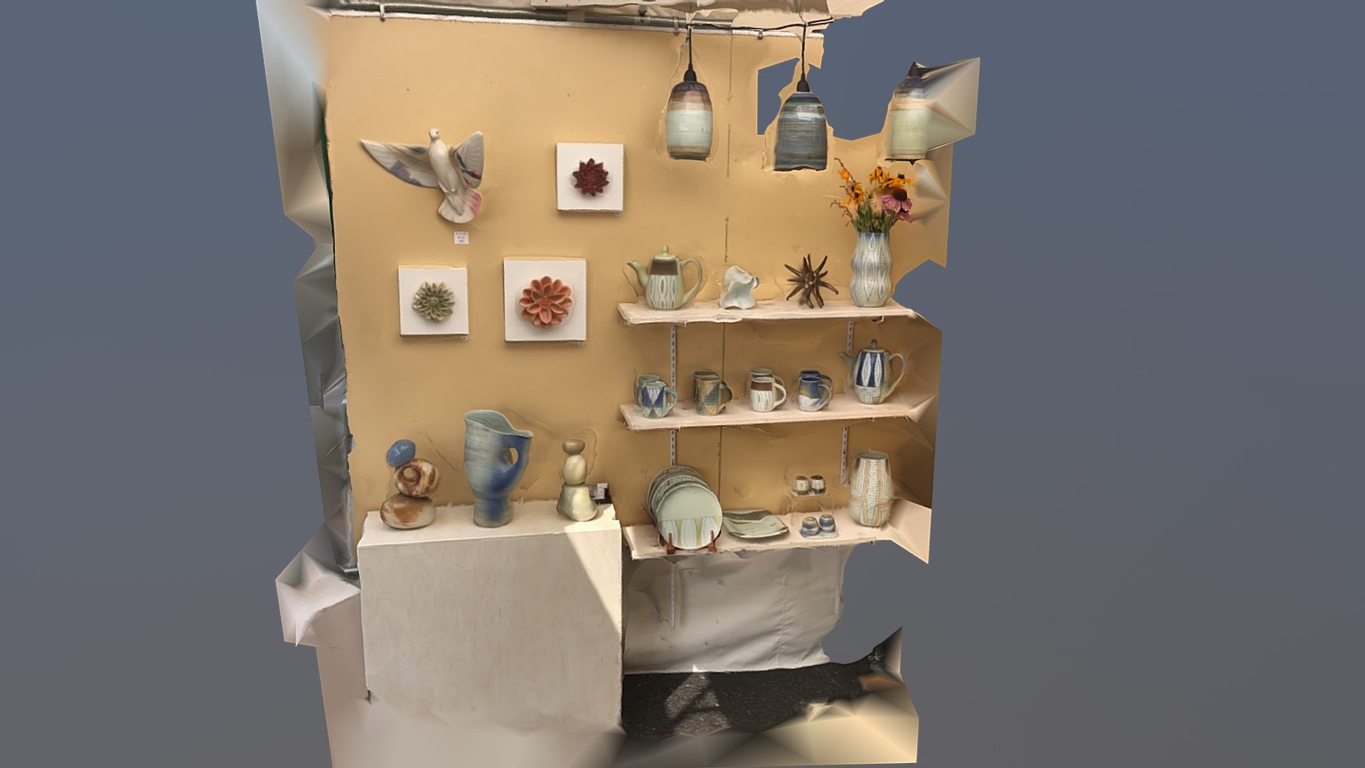 Aimee Ceramics Seattle Booth Wall - 3D model by levitycreations ...