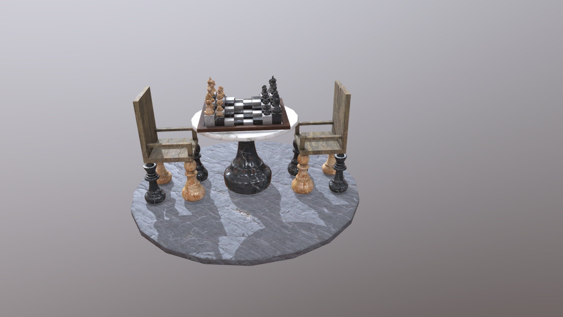 230 Chess - 3D model by Wrentz [4fb3e12] - Sketchfab