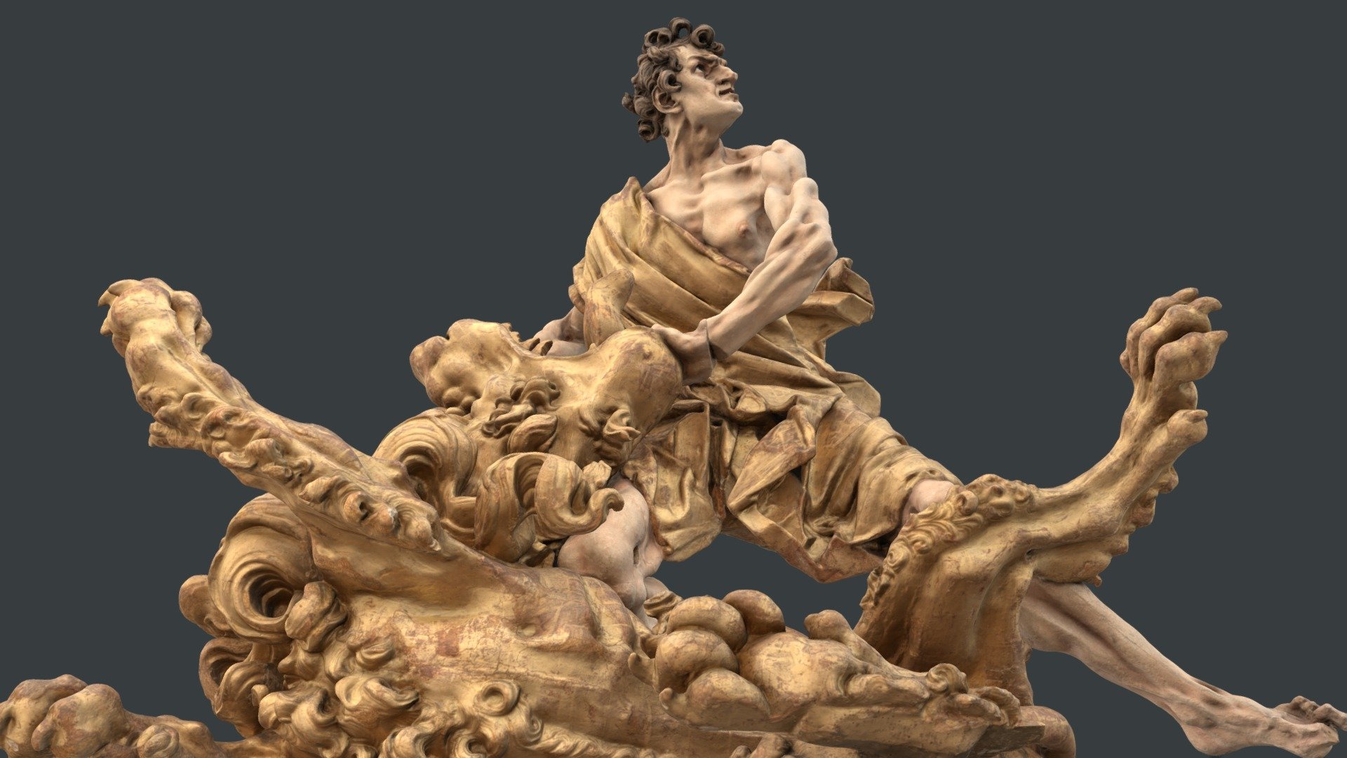 SAMSON TEARING THE LION'S MOUTH - 3D model by MyFutureHeritage [4fb400c ...
