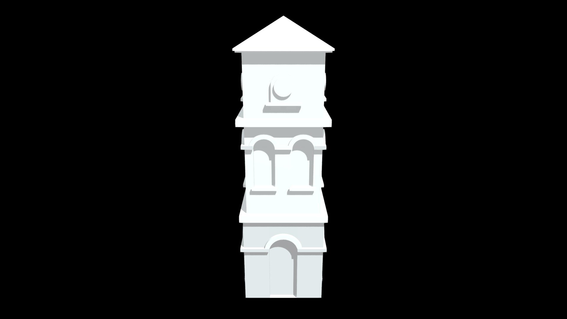Melaka clock tower - 3D model by MukaKejung (@AmirulIqwan) [4fb437f ...