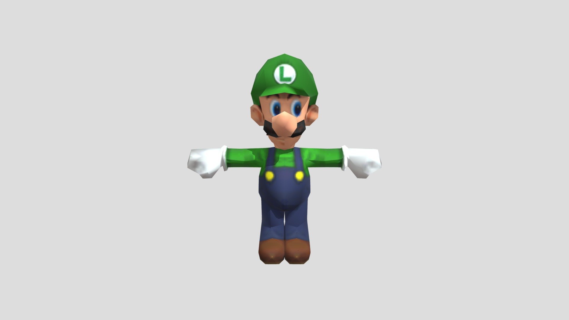 Luigi_big - Download Free 3D model by DokigerElRojito [4fb57f6] - Sketchfab