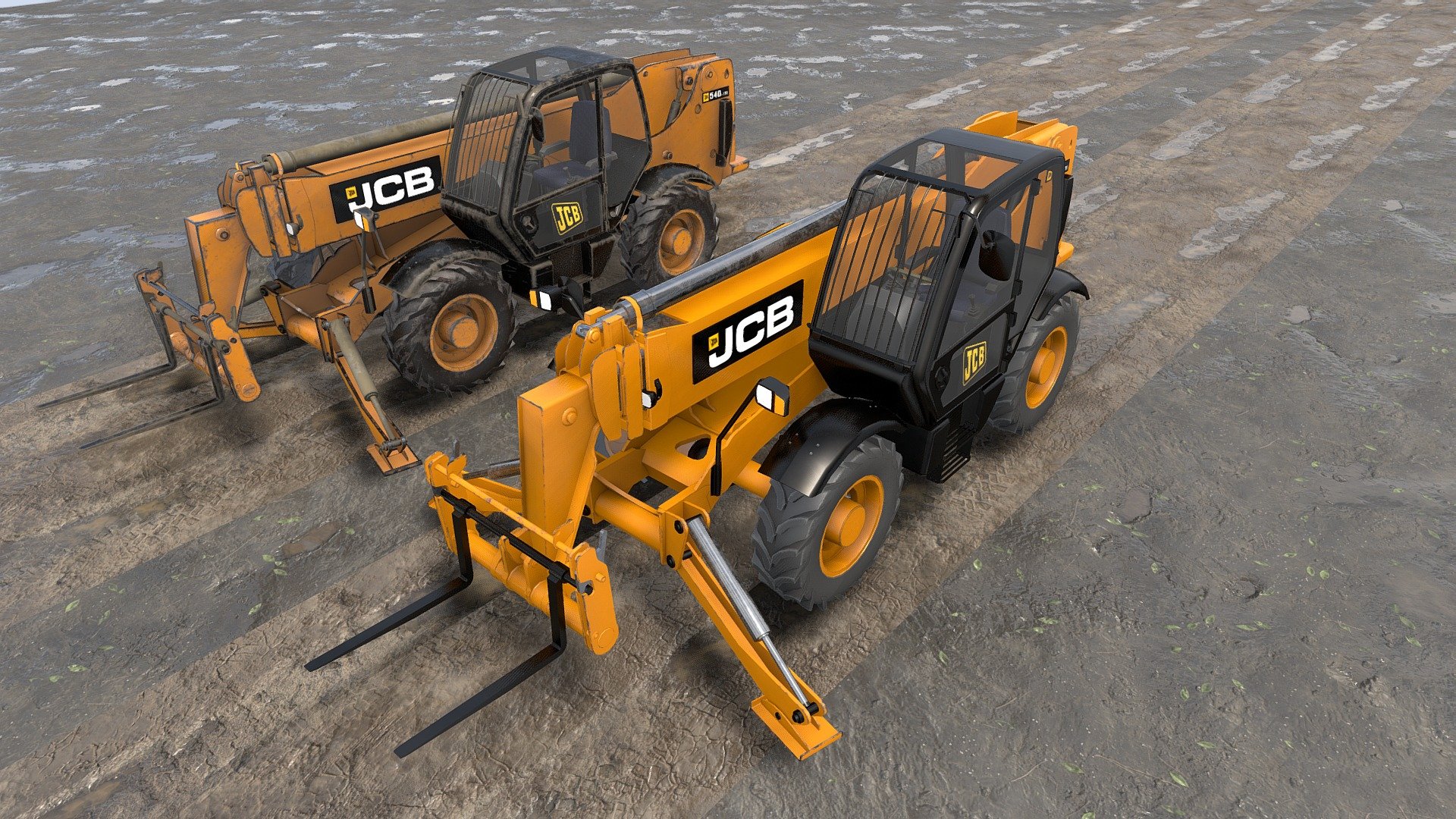 JCB Telehandler - Buy Royalty Free 3D model by Studio Lab (@studiolab.dev) [4fba0f7] - Sketchfab ...