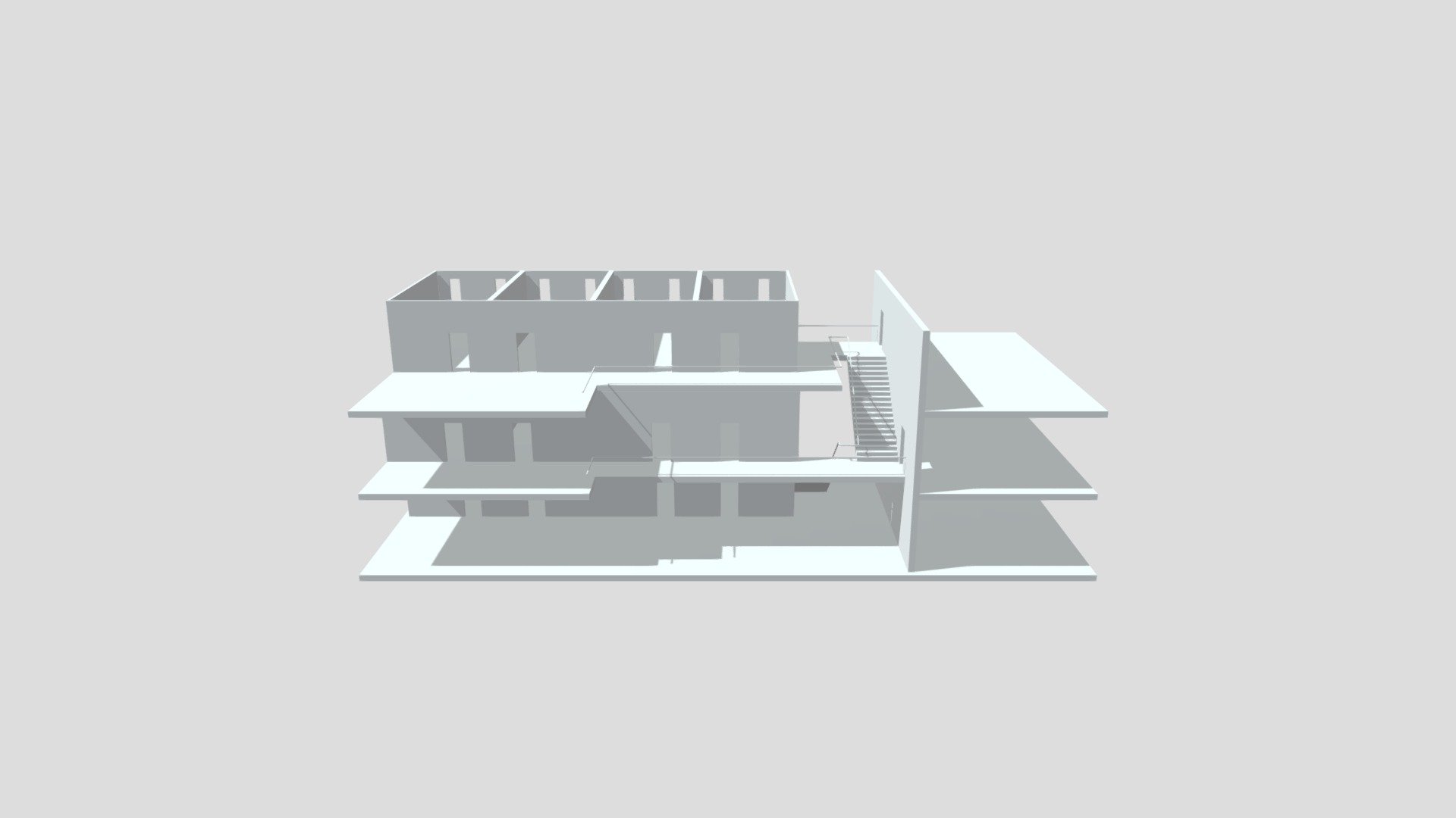 A2 massing model - 3D model by reginenavarro [4fba717] - Sketchfab