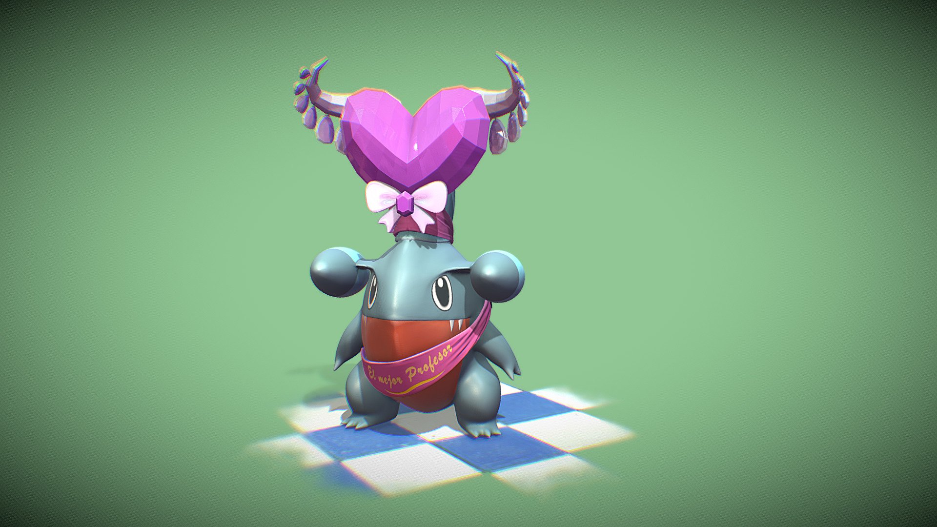 Professor Gible Fairy Tera Crown - 3D model by skittyscarlett [4fbac3f ...