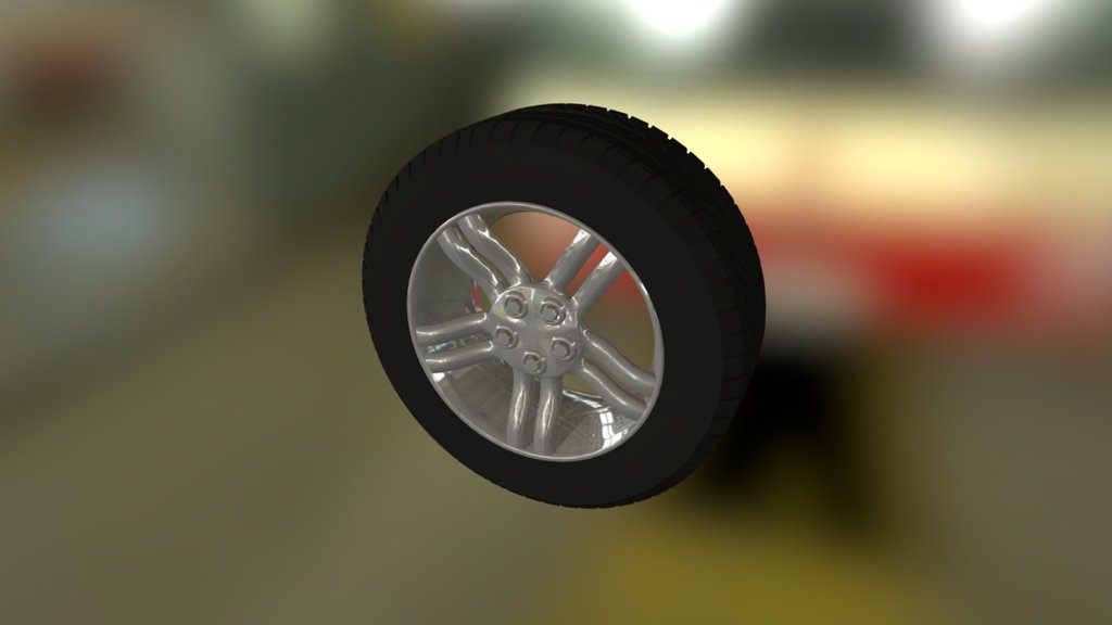 Modelling a Wheel - 3D model by yuceer [4fbde6f] - Sketchfab