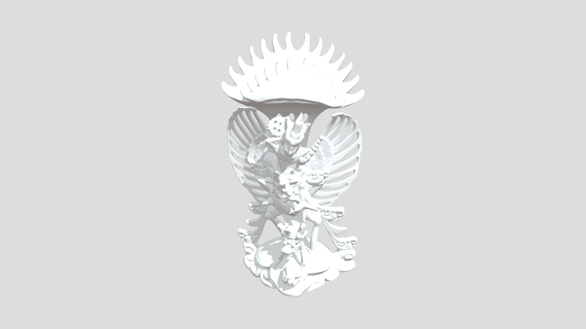 Garuda and Vishnu - Download Free 3D model by 1-3D.com [4fbe362 ...