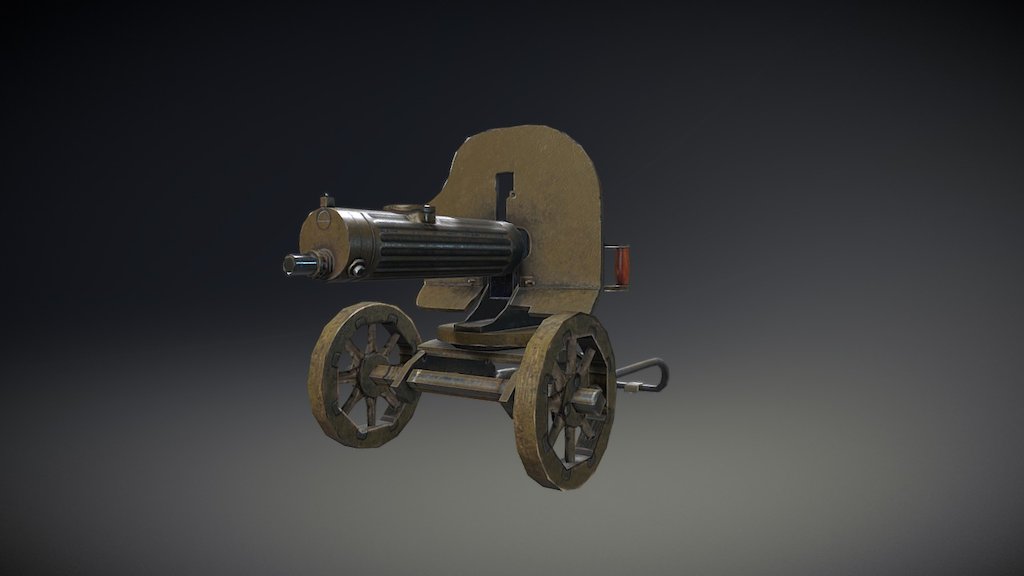 Maxim M1910 - 3D model by Aziucg [4fbef81] - Sketchfab