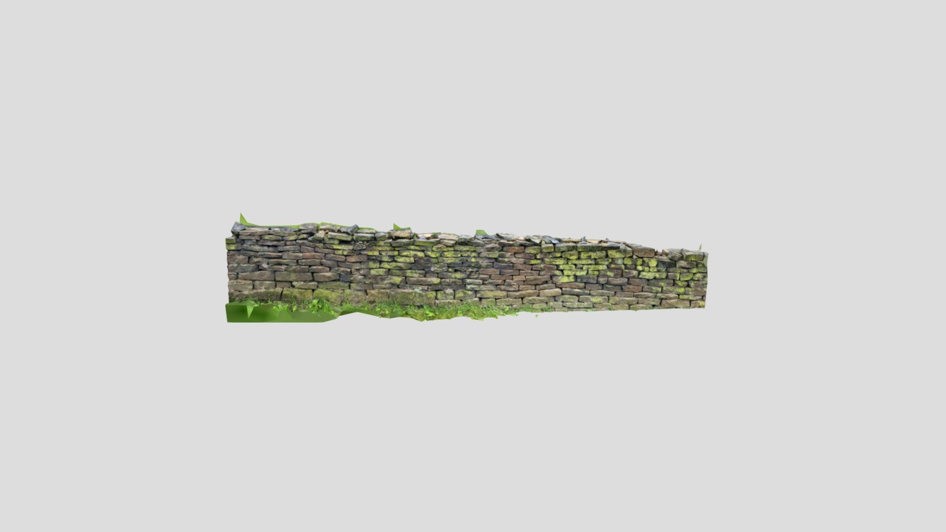 Forest_stonewall_1 - Download Free 3D model by OFLODA [4fc12d2] - Sketchfab