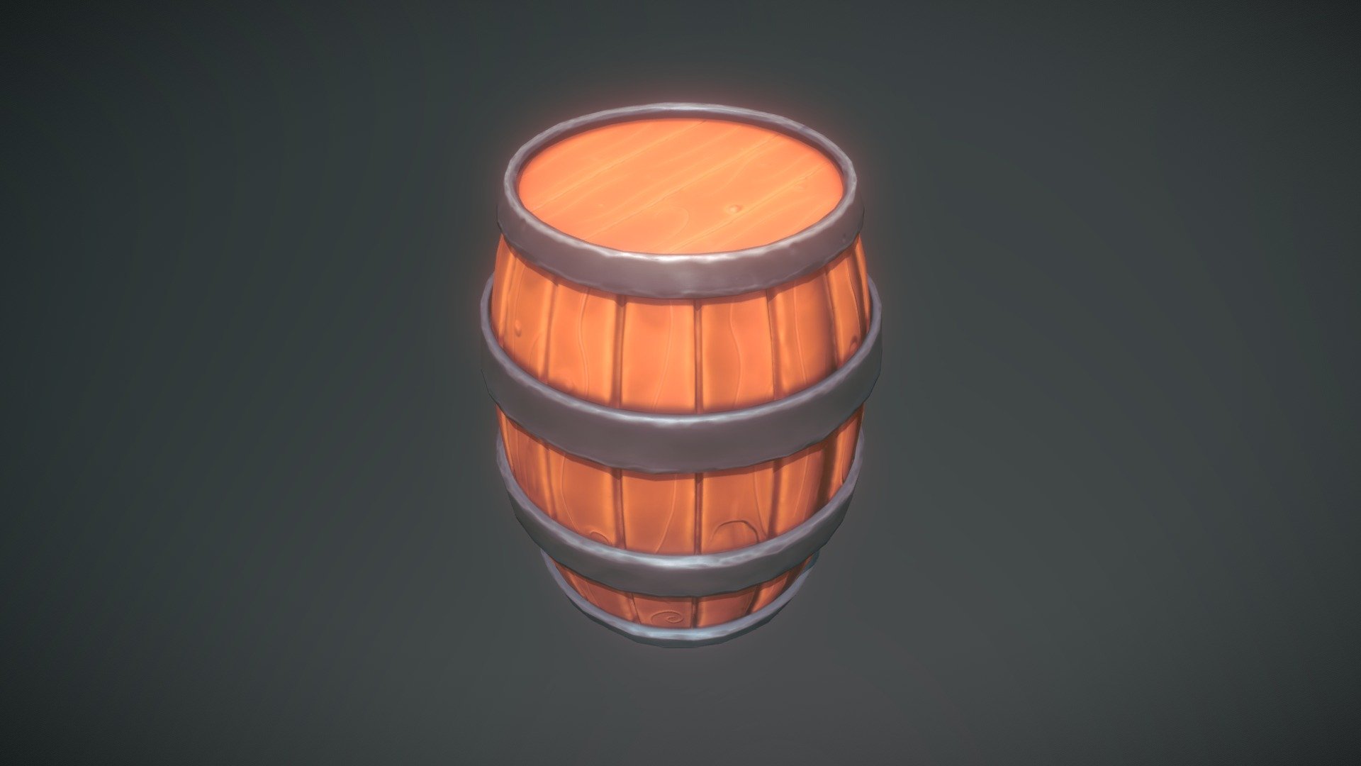Stylized Barrel - 3D model by Jooz (@wnwodbs) [4fc2550] - Sketchfab