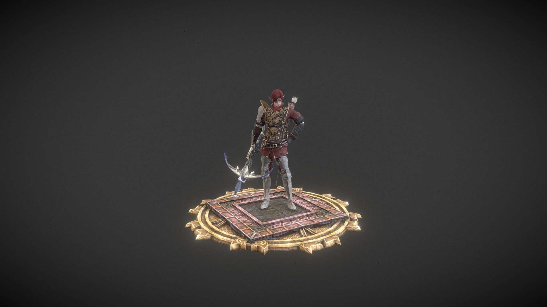 10_Elf Crossbow - 3D model by LemoNineStudio [4fc260f] - Sketchfab