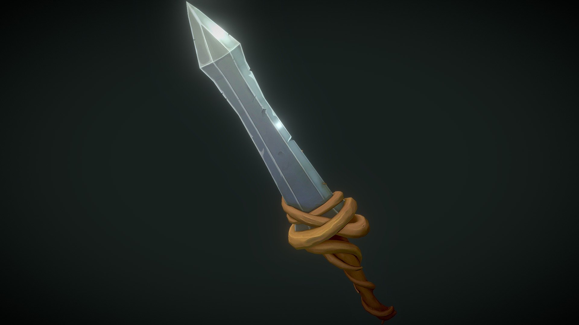 Stylized Fantasy Sword - Download Free 3D model by jernerlern [4fc352b ...