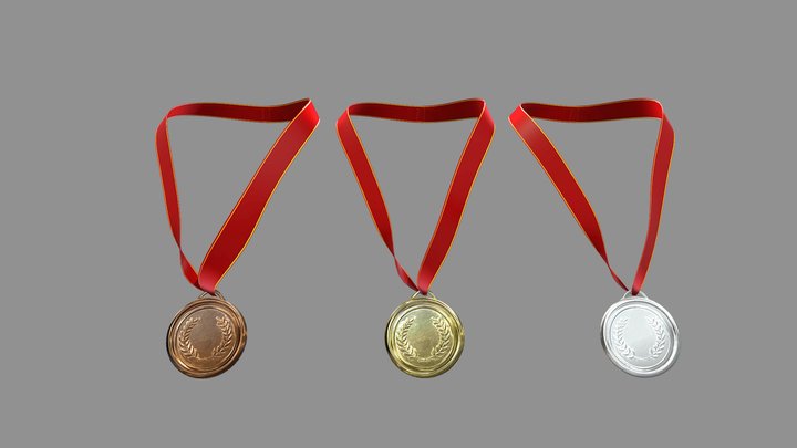 Medal 3D models - Sketchfab