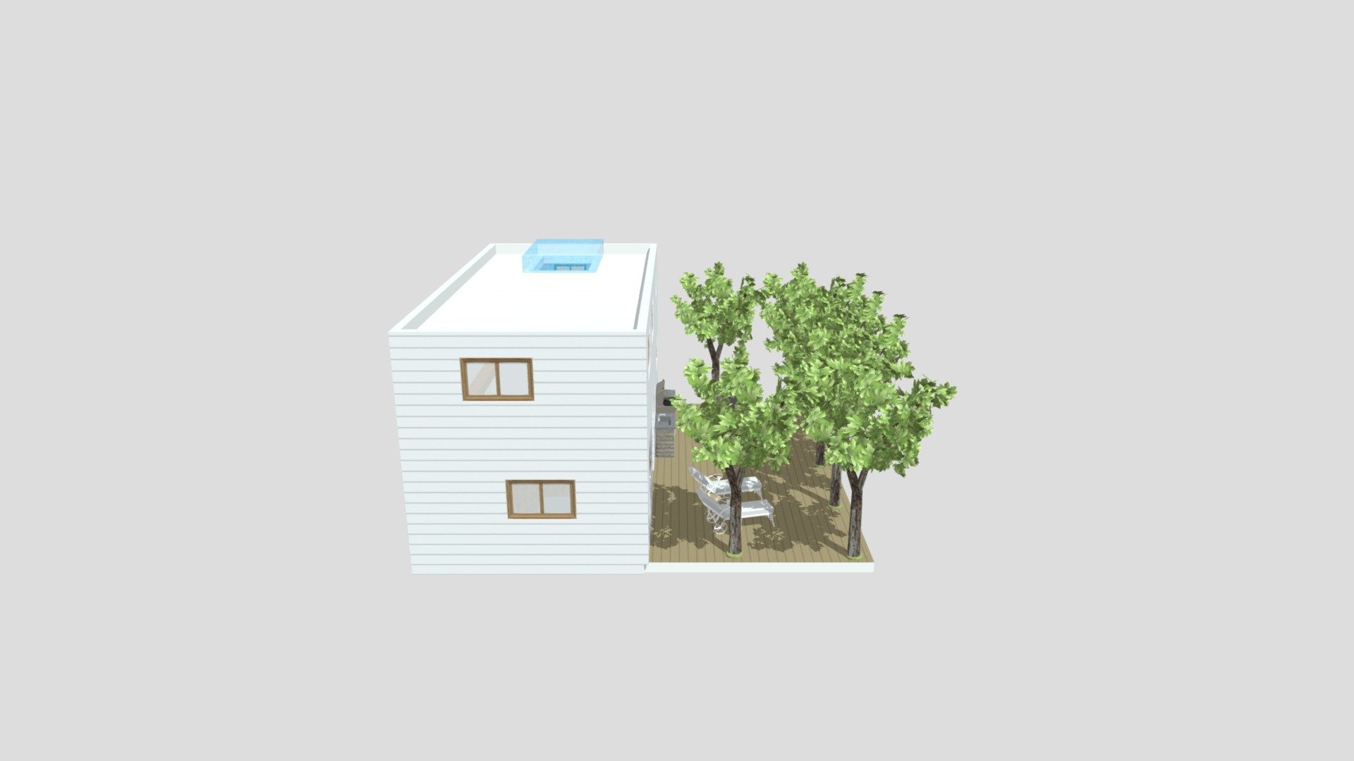Tiny house - Download Free 3D model by Home Design 3D (@homedesign3d ...