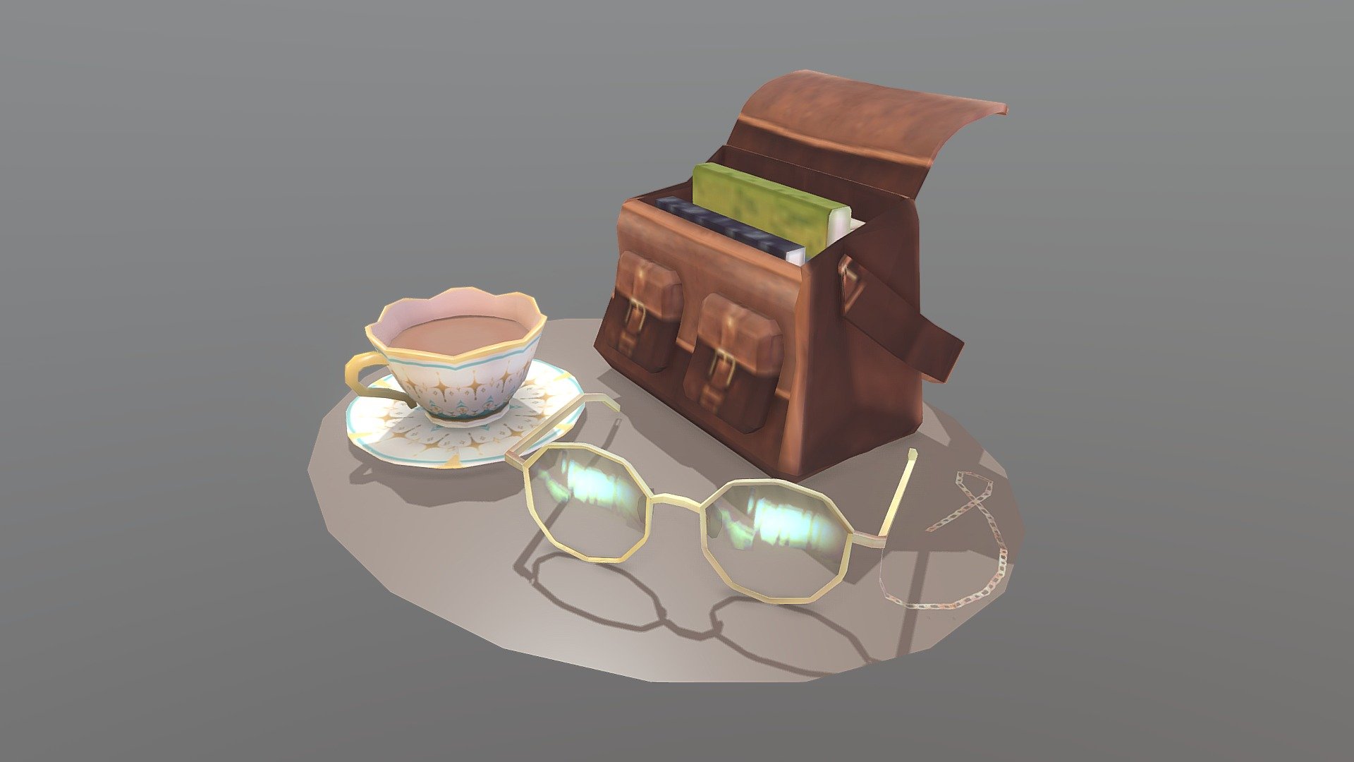 Afternoon Tea - Download Free 3D model by zhooo [4fc9df4] - Sketchfab