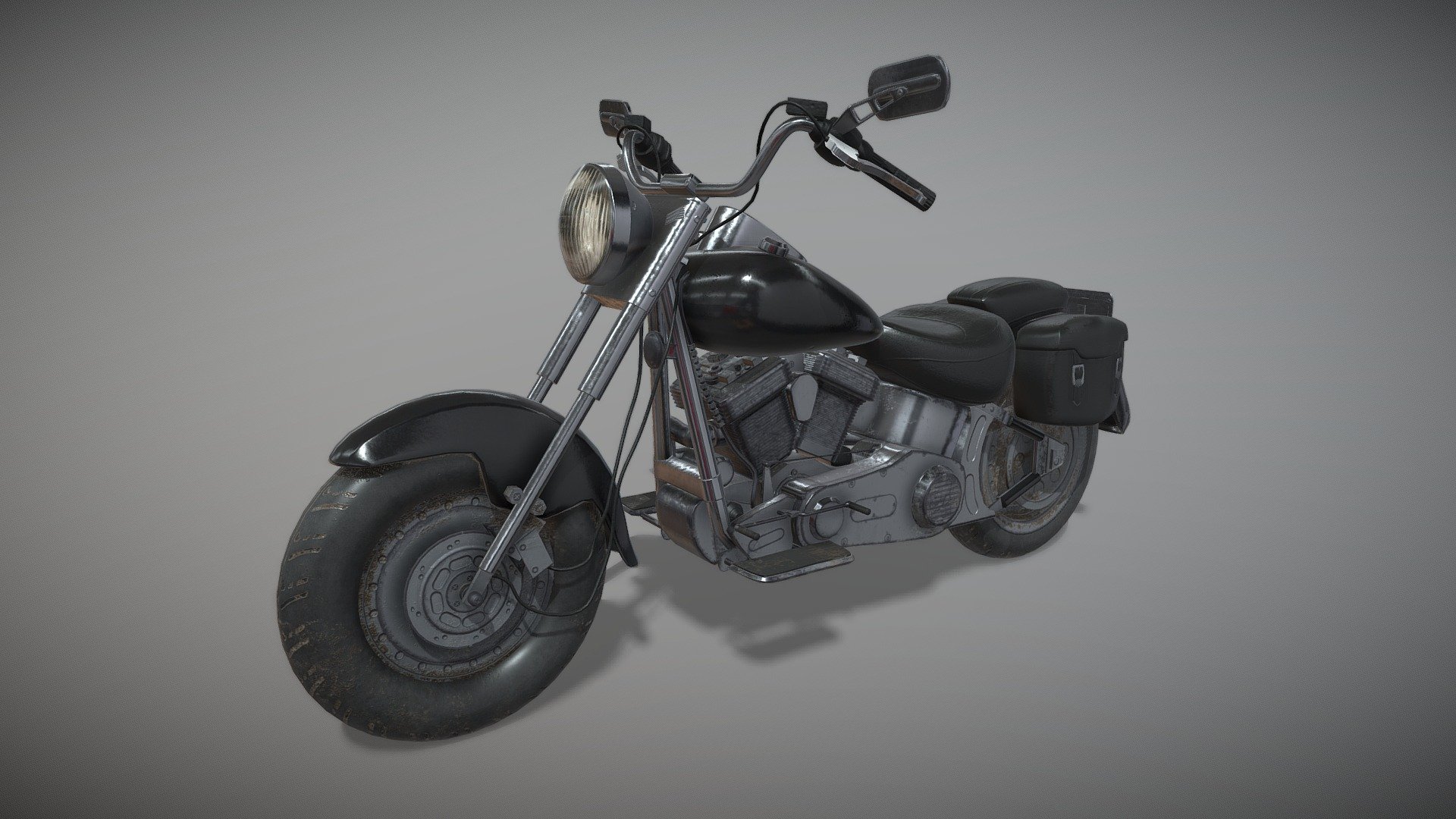Motorcycle - 3D model by myclass [4fca4a1] - Sketchfab